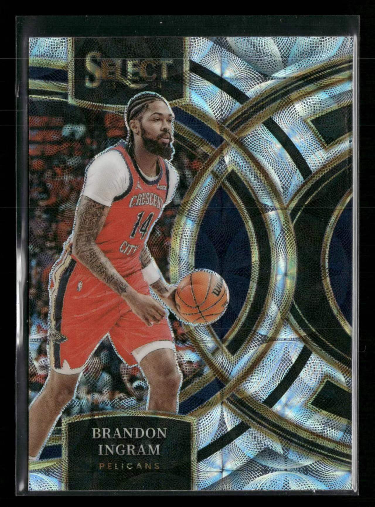 2023 24 Panini Select Brandon Ingram 鹈鹕 二当家 布兰登英格拉姆 二级 银圈圈折 凑套收藏必备 仅支持顺
