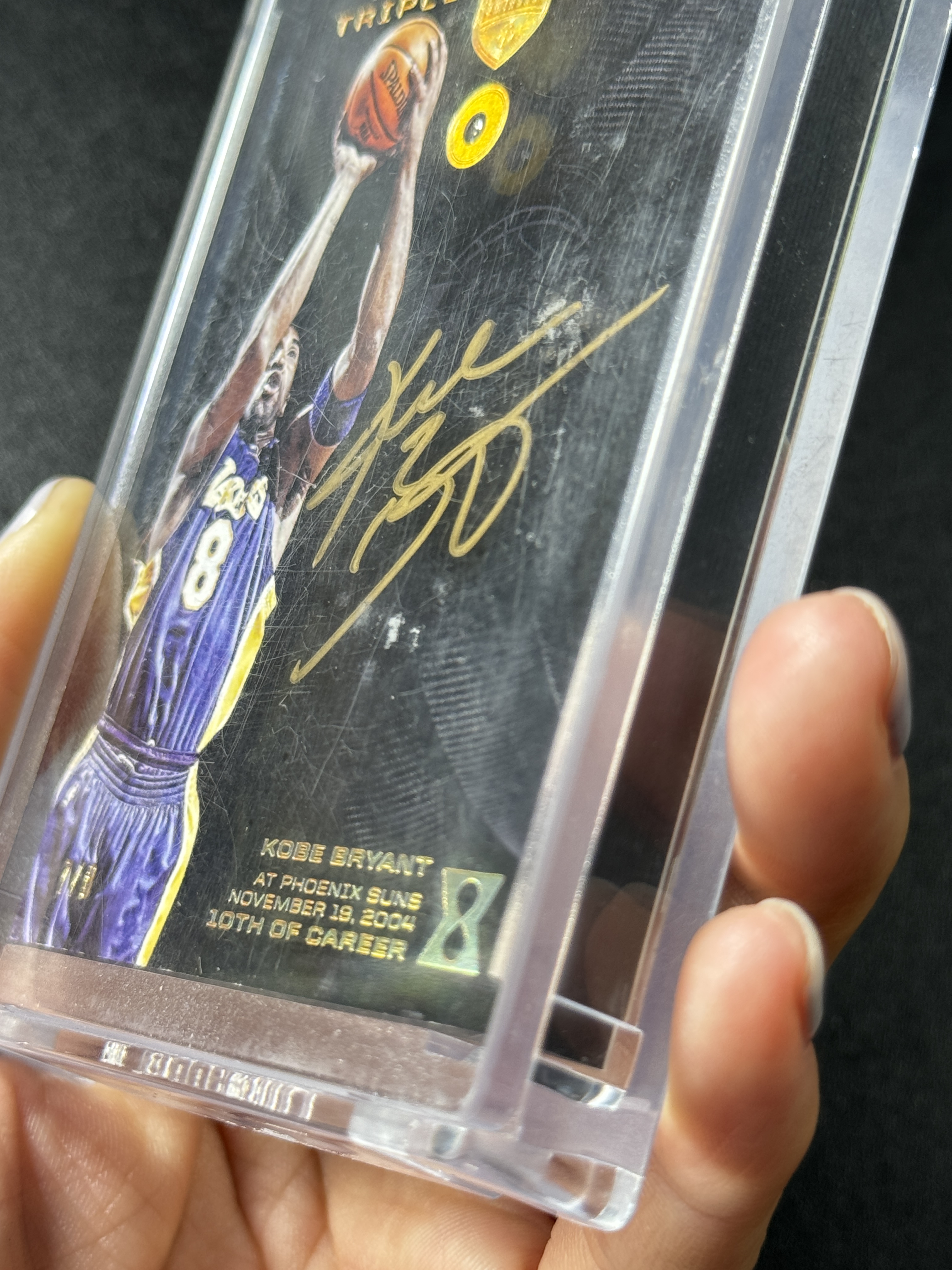 【喷子拍卖】2017-18 Panini Eminence Kobe Bryant 大真金 湖人 科比 布莱恩特 大钻石 签字 8编 背号编 ...