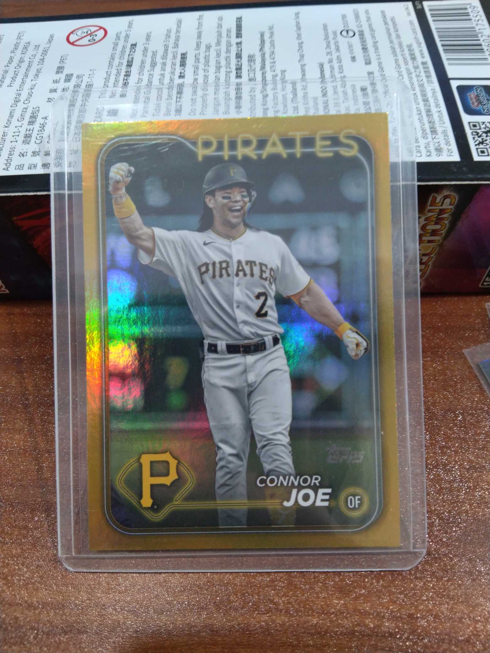 2024 Topps Series Connor joe MLB美职棒大联盟 匹兹堡海盗队 康纳 乔 外野手 队徽折收藏凑套专收必备胡嘉兴发不 ...