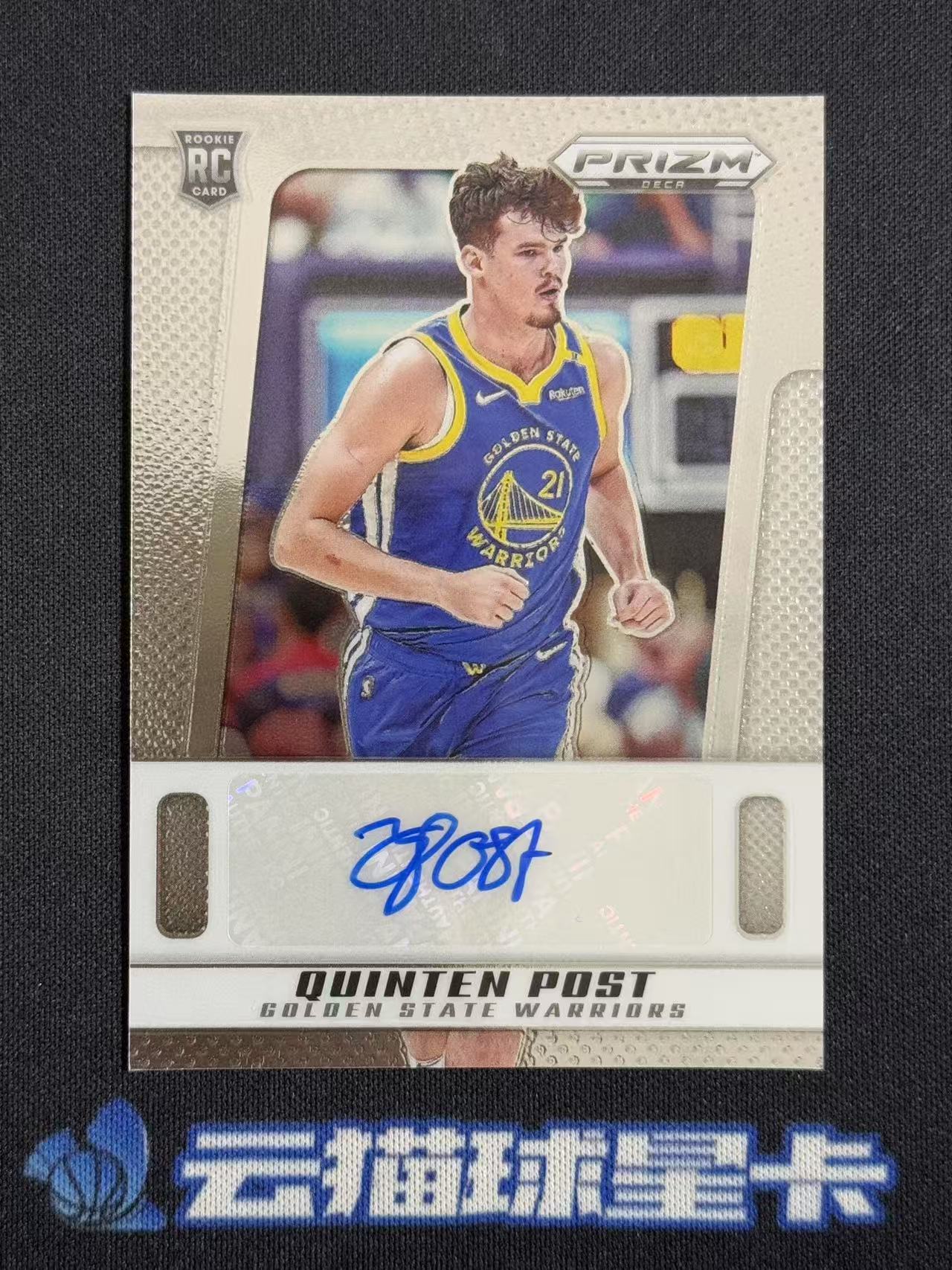 2024-25 Panini Prizm DECA Quinten Post RC 昆滕 波斯特 勇士 新秀 复古复刻 签字 贴签 轻印见图 ...