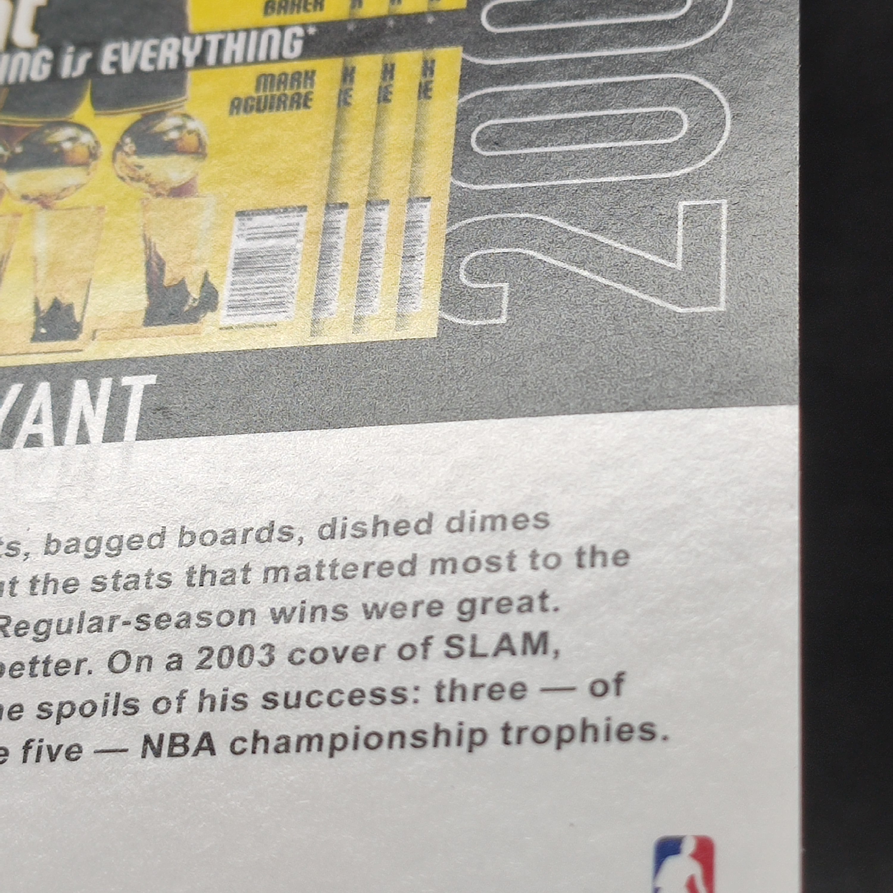 【大腿代卖提前预付80%】Kobe Bryant 科比布莱恩特 2020-21 Panini Hoops SLAM 杂志特卡 银标 湖人 老大 ...