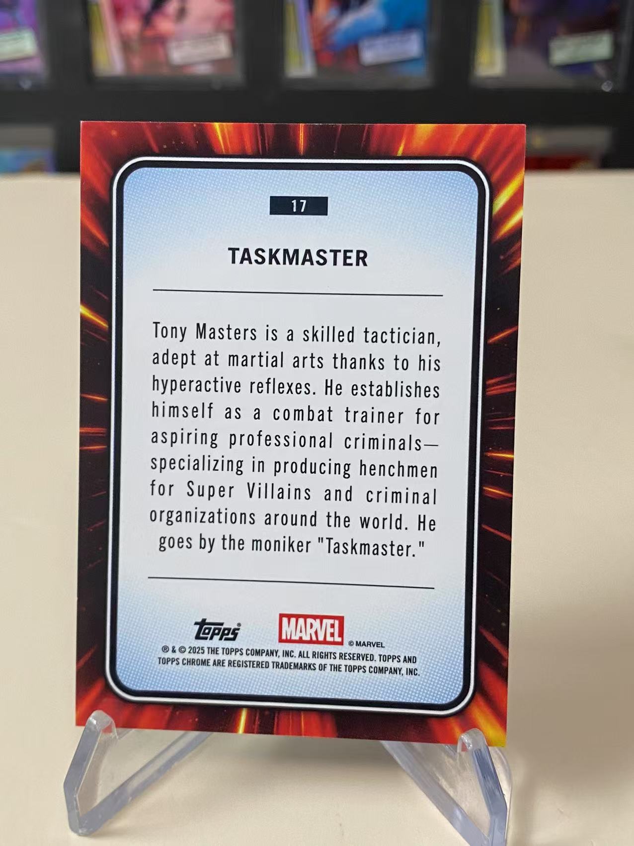 2025 Topps Marvel (MCU) Chrome 漫威 TC 蓝折 限编126/299 模仿大师 收藏专收 卡品细节图三 【 -大 ...