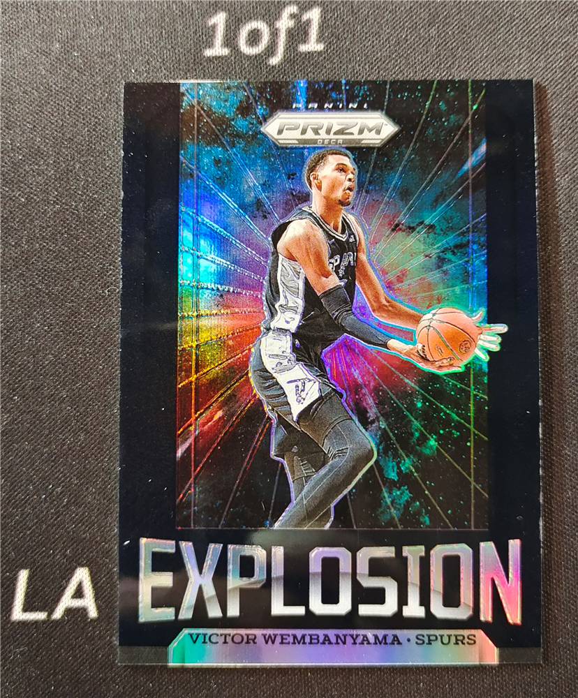 【LA拍卖精品】2024-25 Panini Prizm Deca Victor Wembanyama 马刺 状元 维克托 文班亚马 ...