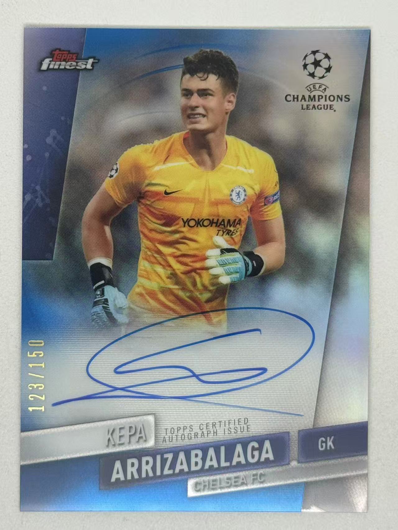 【宁动拍卖】2020 Topps Finest Kepa Arrizabalaga 欧冠TF 西班牙 切尔西 凯帕 阿里萨巴拉加 123/ ...