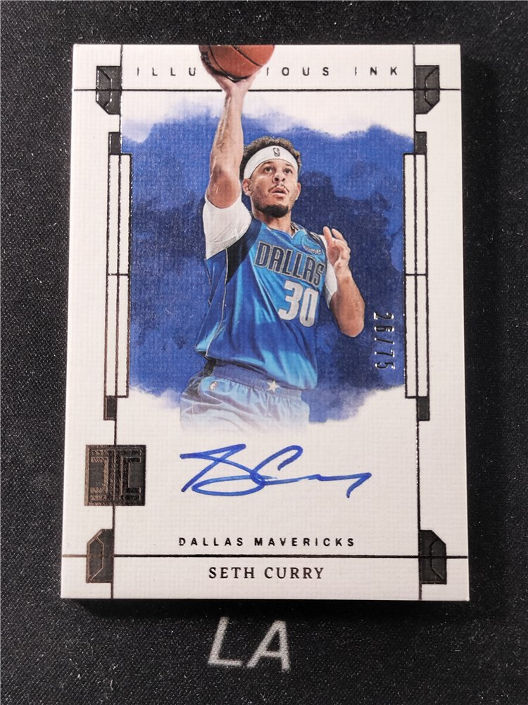 【LA拍卖】2023-24 Panini Impeccable Seth Curry 小真金 塞斯 库里 独行侠 勇士 Illustrious ...