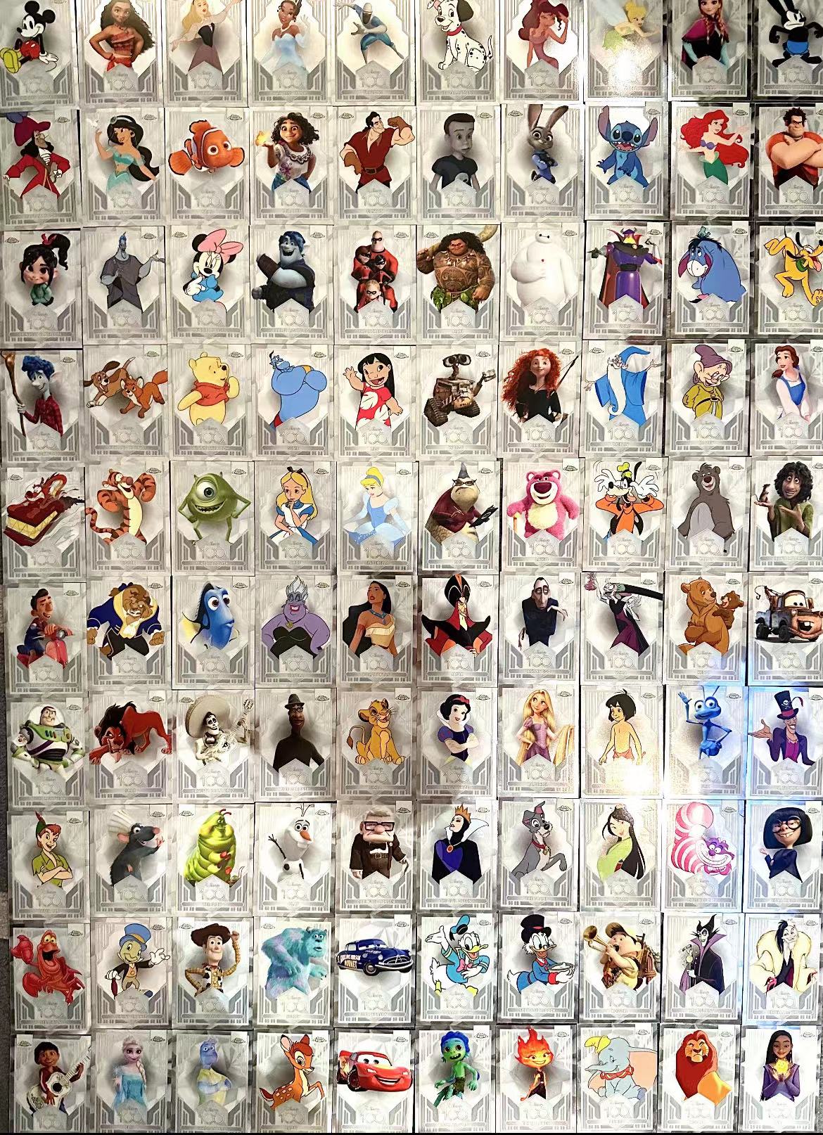 2023 Topps Disney Mickey 爆金拍卖 A50 迪士尼100周年 1-100所有人物BASE全套 整套 白雪公主 米奇 ...