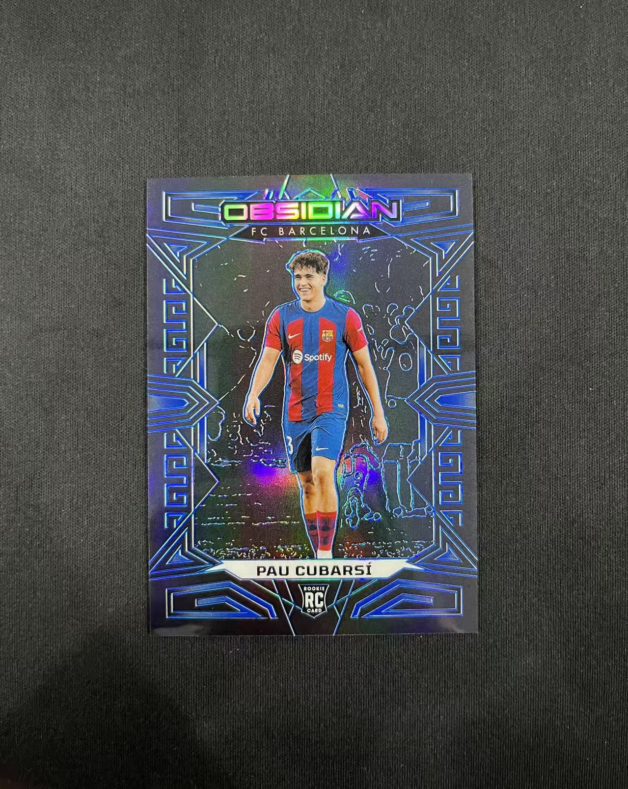 【长安代卖 截标预付80%】2023-24 Panini Obsidian 黑曜石 Pau Cubarsi 巴塞罗那 新秀RC 保库巴西 新秀 ...