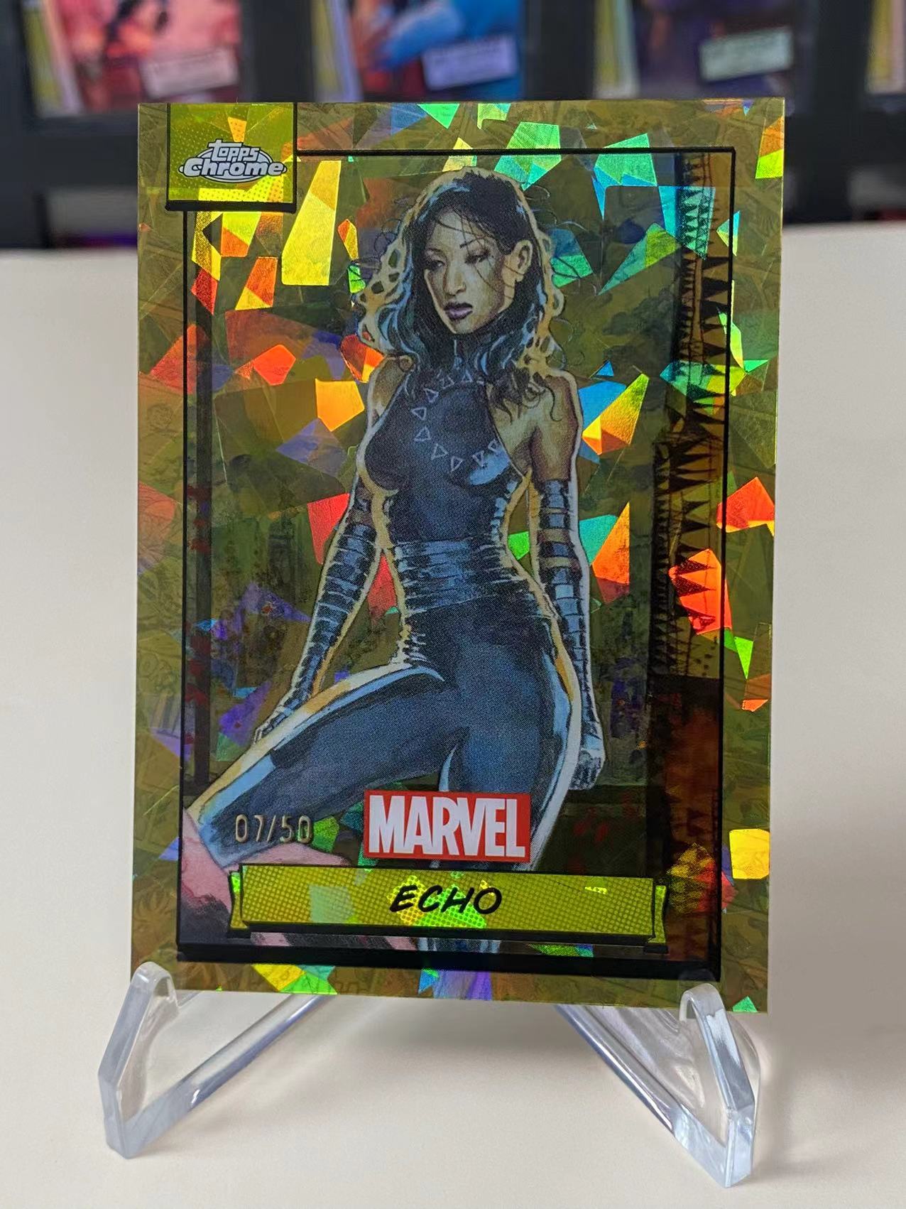 2024 Topps Marvel (MCU) Marvel Chrome 元年漫威 黄碎冰折 限编50 回声 收藏专收 【-Neme】4-2 ...