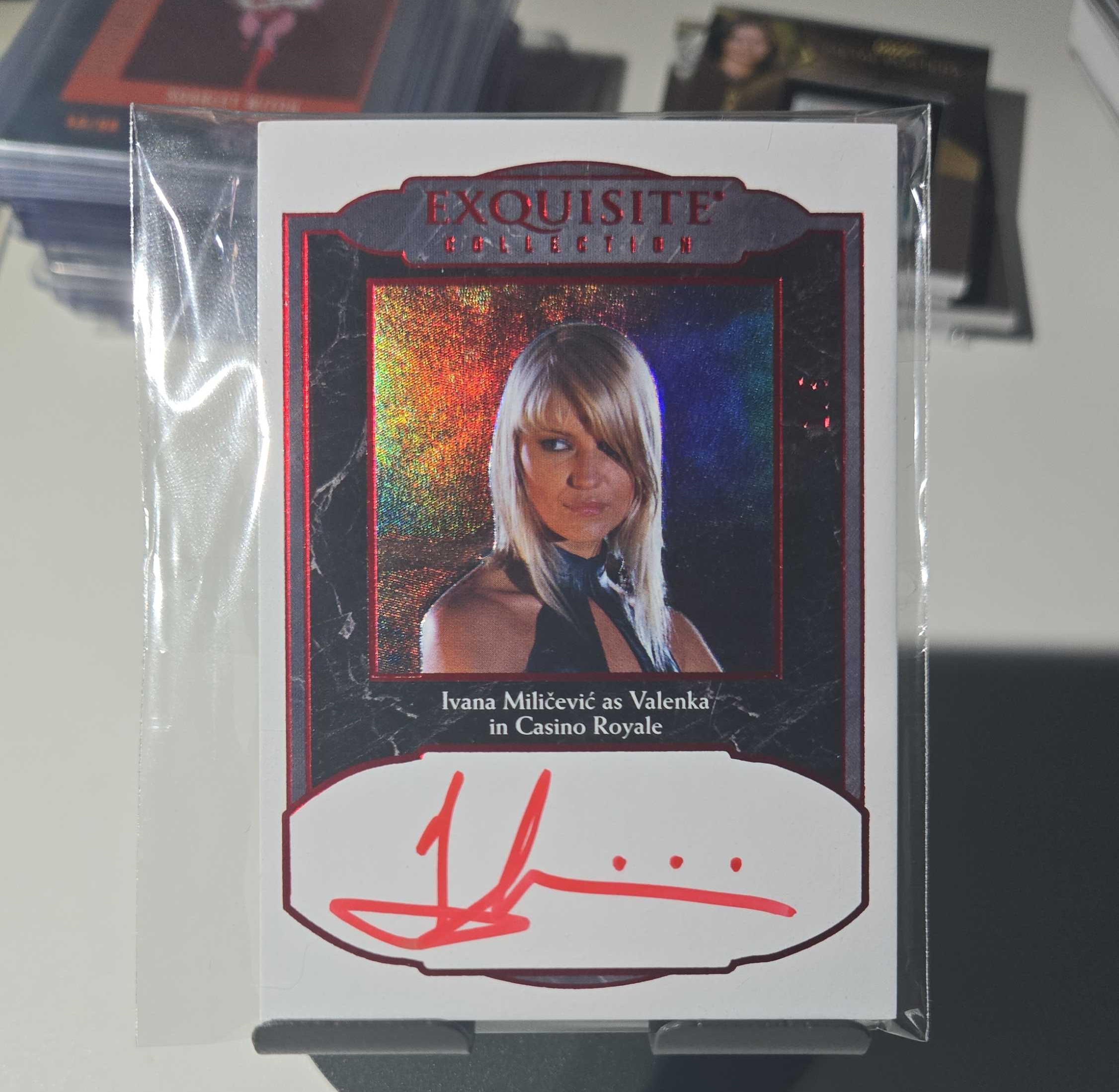 2023-24 upper deck Black diamond 黑钻 007 Lvana Milicevic 饰演 Valenka 演员签 ...