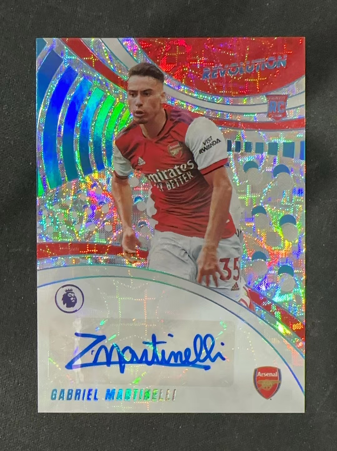 2021-22 Panini Revolution Gabriel Martinelli 【长安代卖精品】英超革命 阿森纳 新秀RC 小马丁内 ...