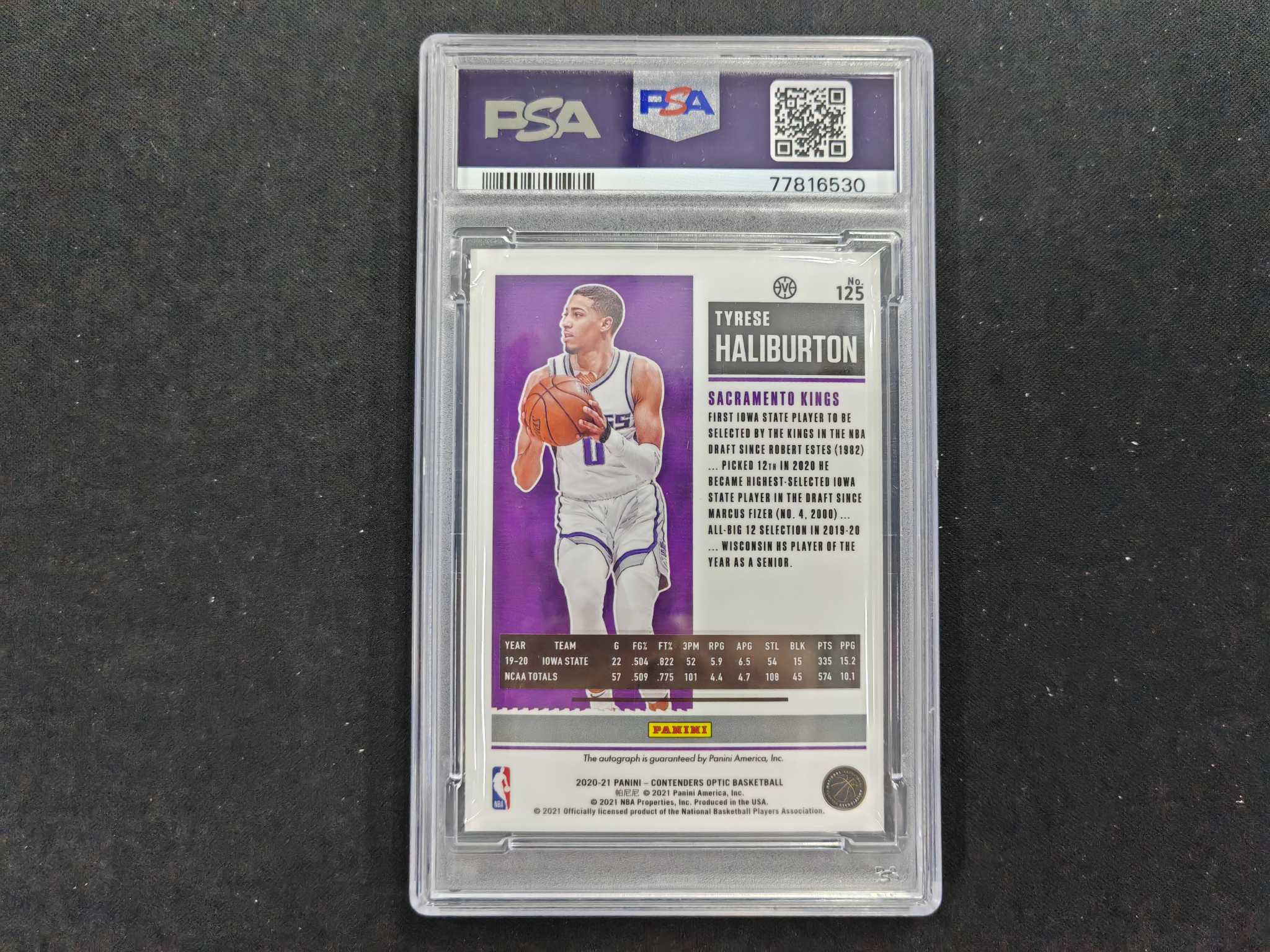2020-21 Panini Contenders Optic Tyrese Haliburton RC SC球星卡 球票op 新秀 国王 ...