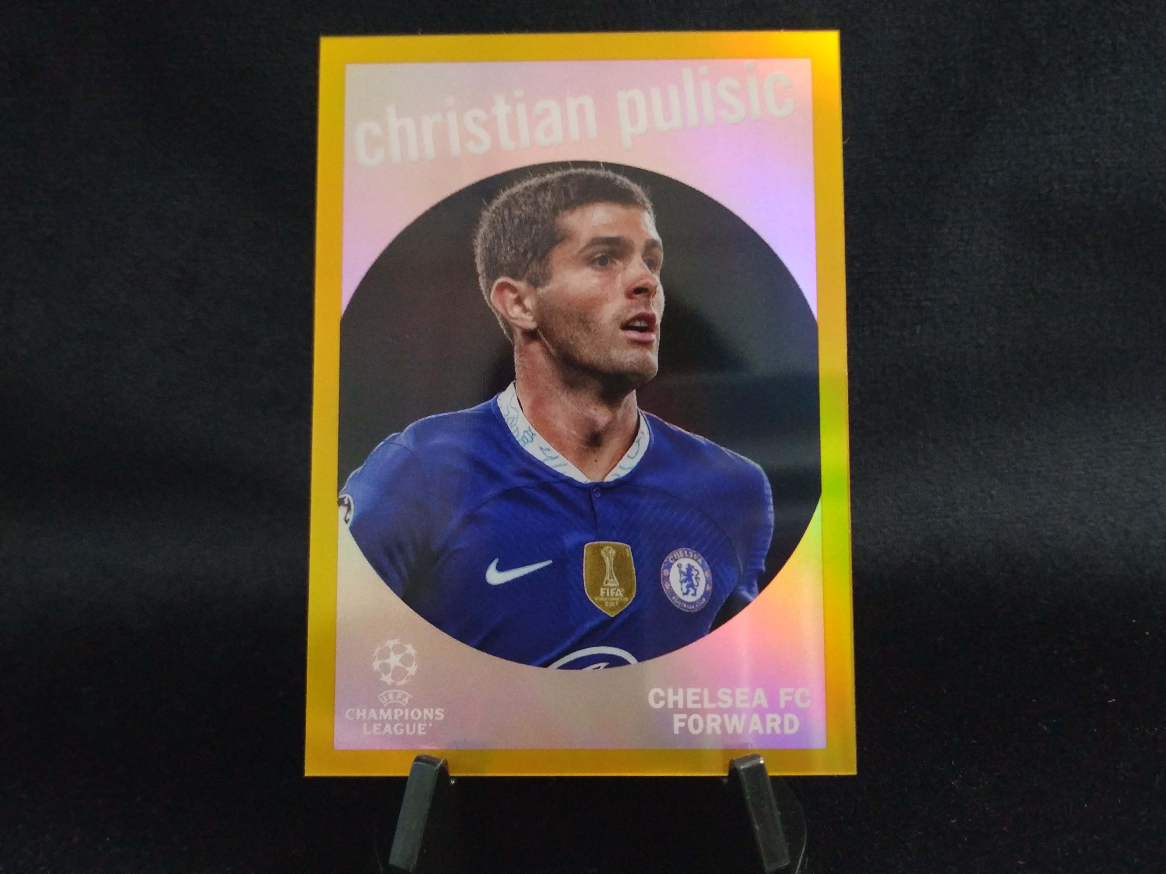 1-9【老斑马拍卖】whmu 147 topps 2022-23 欧冠 Chrome 切尔西 复古特卡 金折 50编 美国队长 克里斯蒂安 普 ...