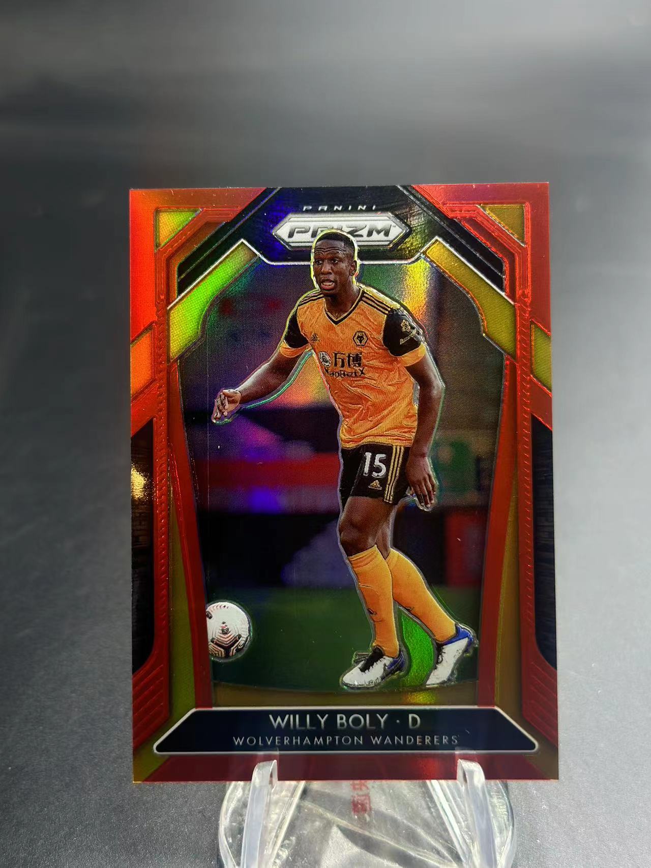 2020-21 Panini Prizm Willy Arnaud Zobo Boly 英超 PZ 狼队 威利 博利 伯利 149编 红折 ...