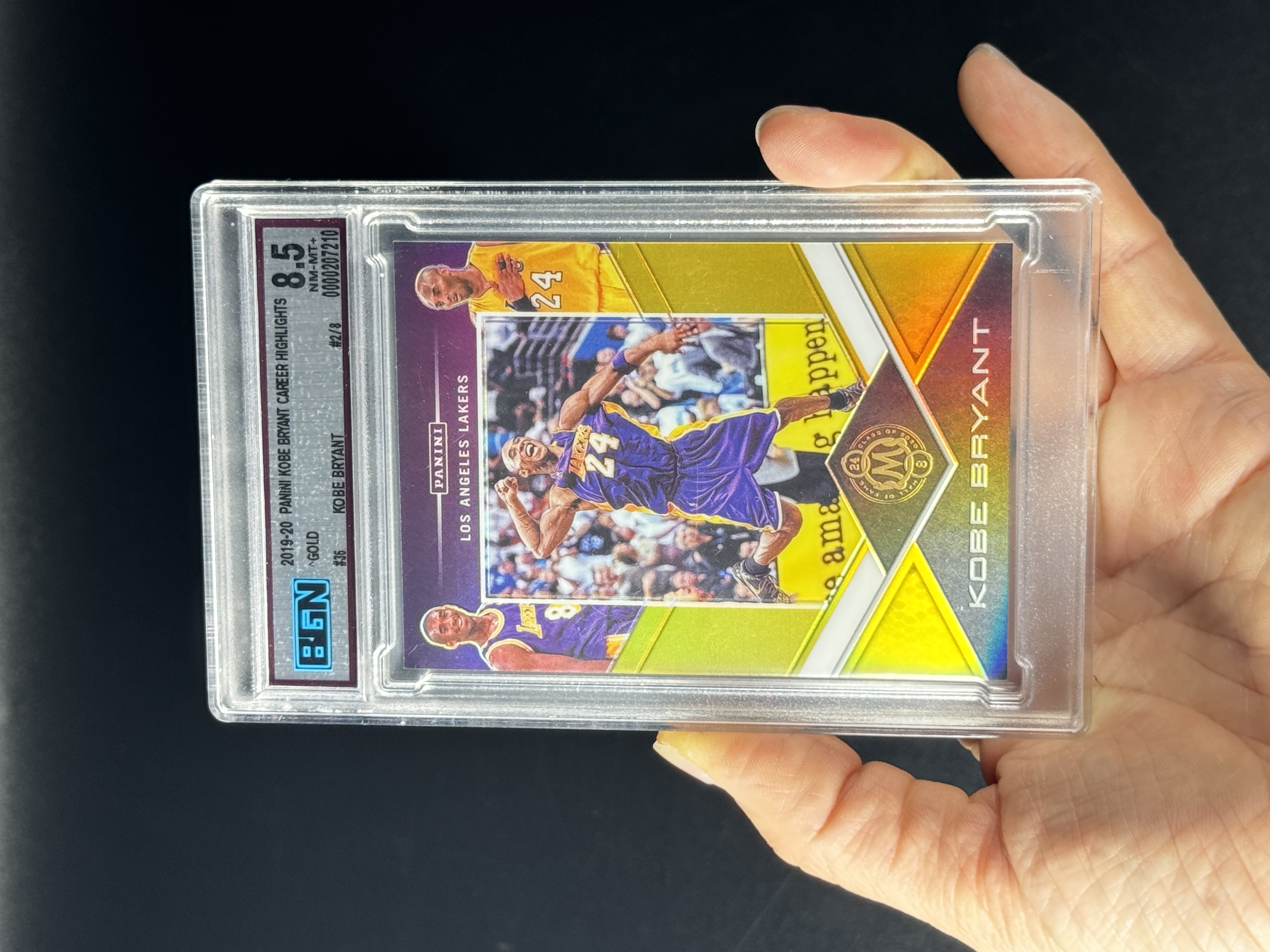 【喷子拍卖】2019-20 Panini Kobe Bryant 洛杉矶湖人 科比 布莱恩特 补偿包 生涯高光时刻 金折 8编 背号编 记录 ...