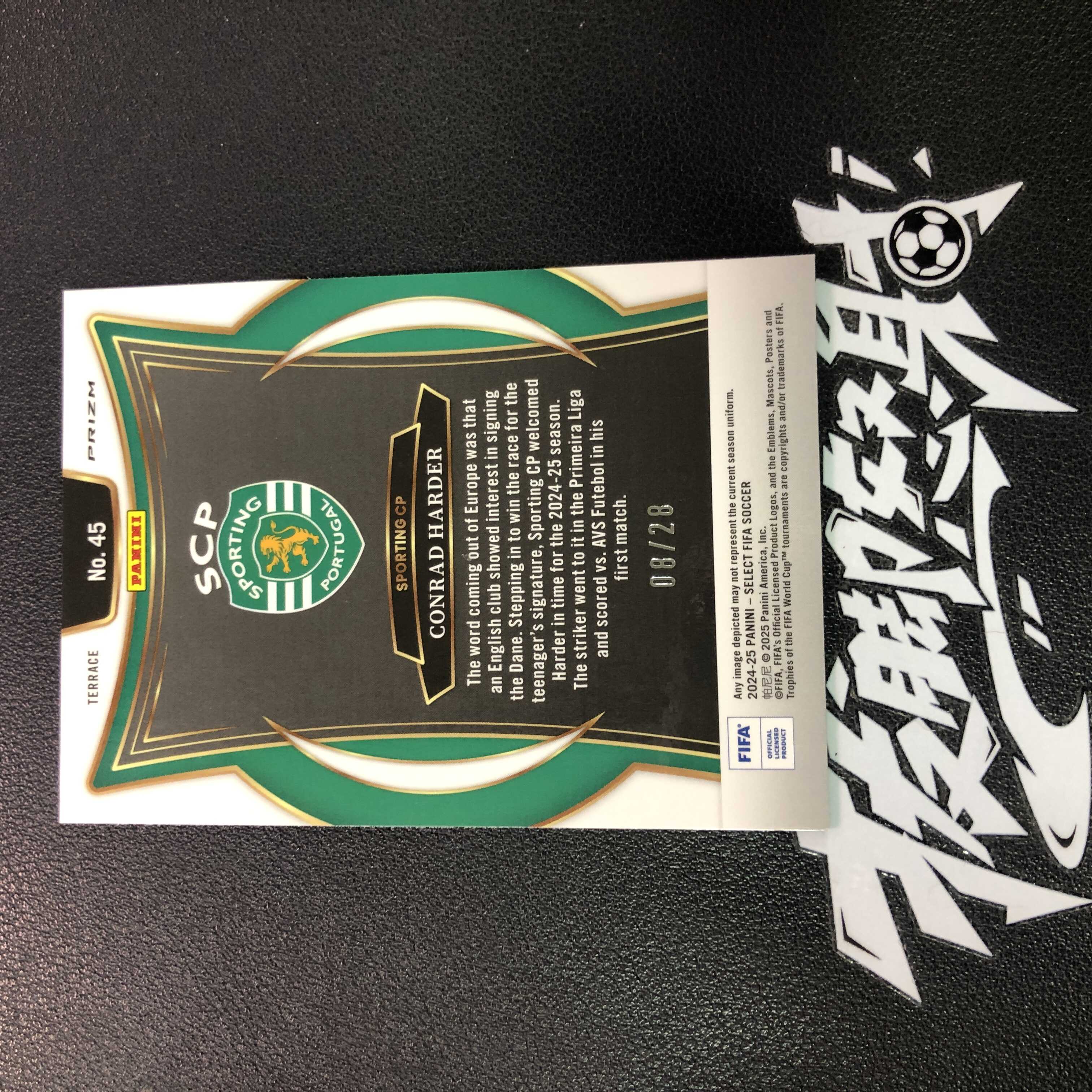 【拔脚代卖】2024-25 Panini Select Conrad Harder 康拉德·哈德 葡萄牙体育 FIFA RC新秀 08/28编 ...