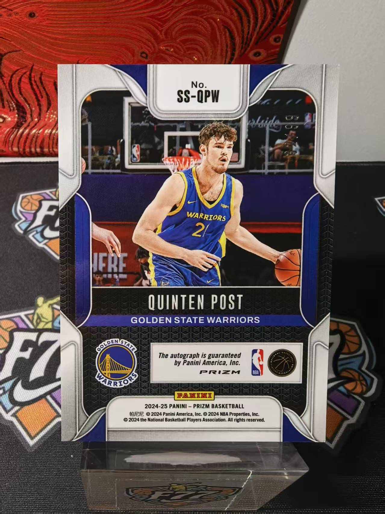 2024-25 Panini Prizm Quinten Post PZ 勇士 新秀 昆腾 波斯特 99编 红折 Sensational SS ...