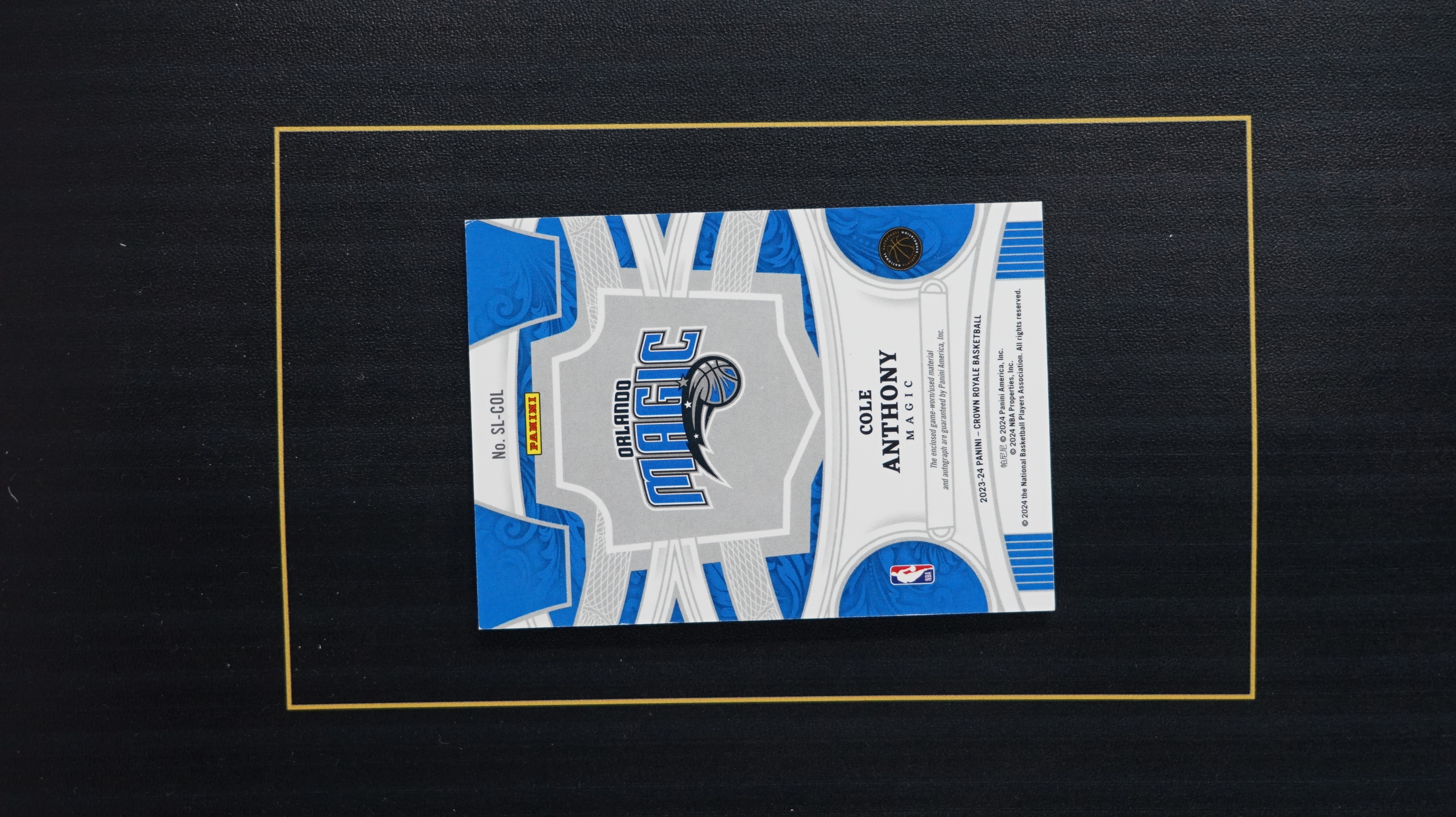 2023-24 Panini Crown Royale Cole Anthony RC 新秀 皇冠 魔术 科尔 安东尼 99编 RPA 剪影签 ...