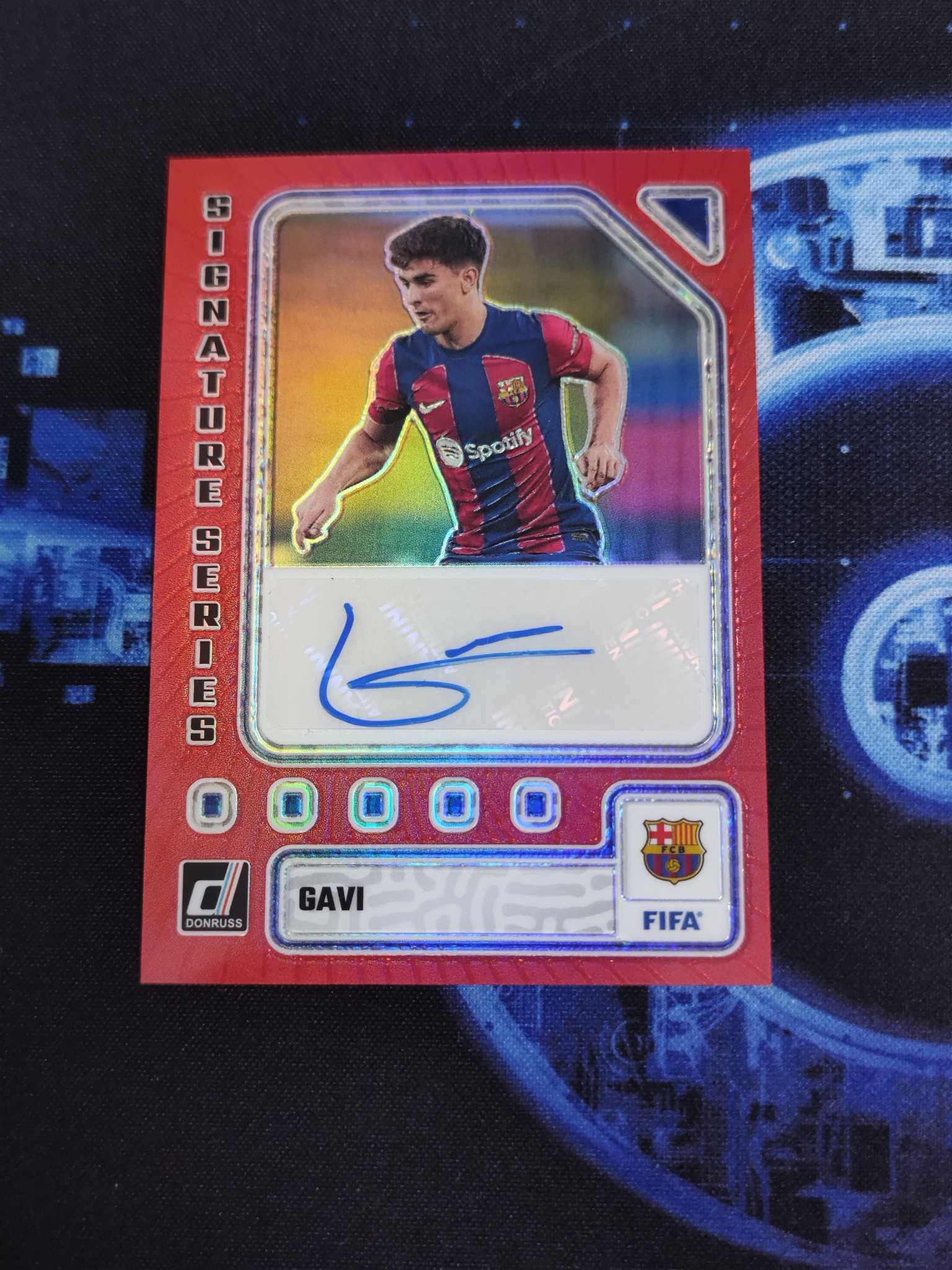2023-24 Panini Donruss Gavi 杜蕾斯 加维 西班牙 巴塞罗那 signature series SS签 36/49 ...