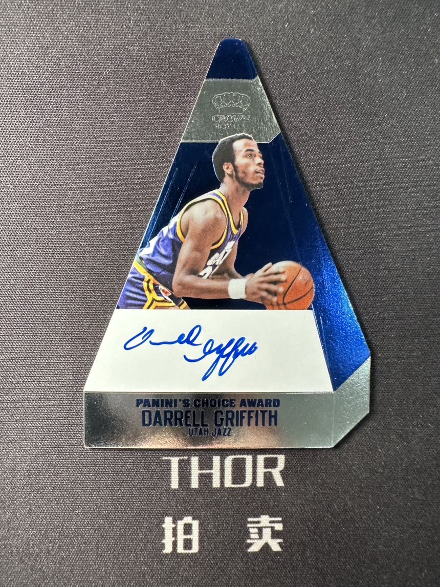 【Thor拍卖 只发顺丰不累计】2013-14 Panini Preferred Darrell Griffith 爵士 格里菲斯 异形 卡签 ...