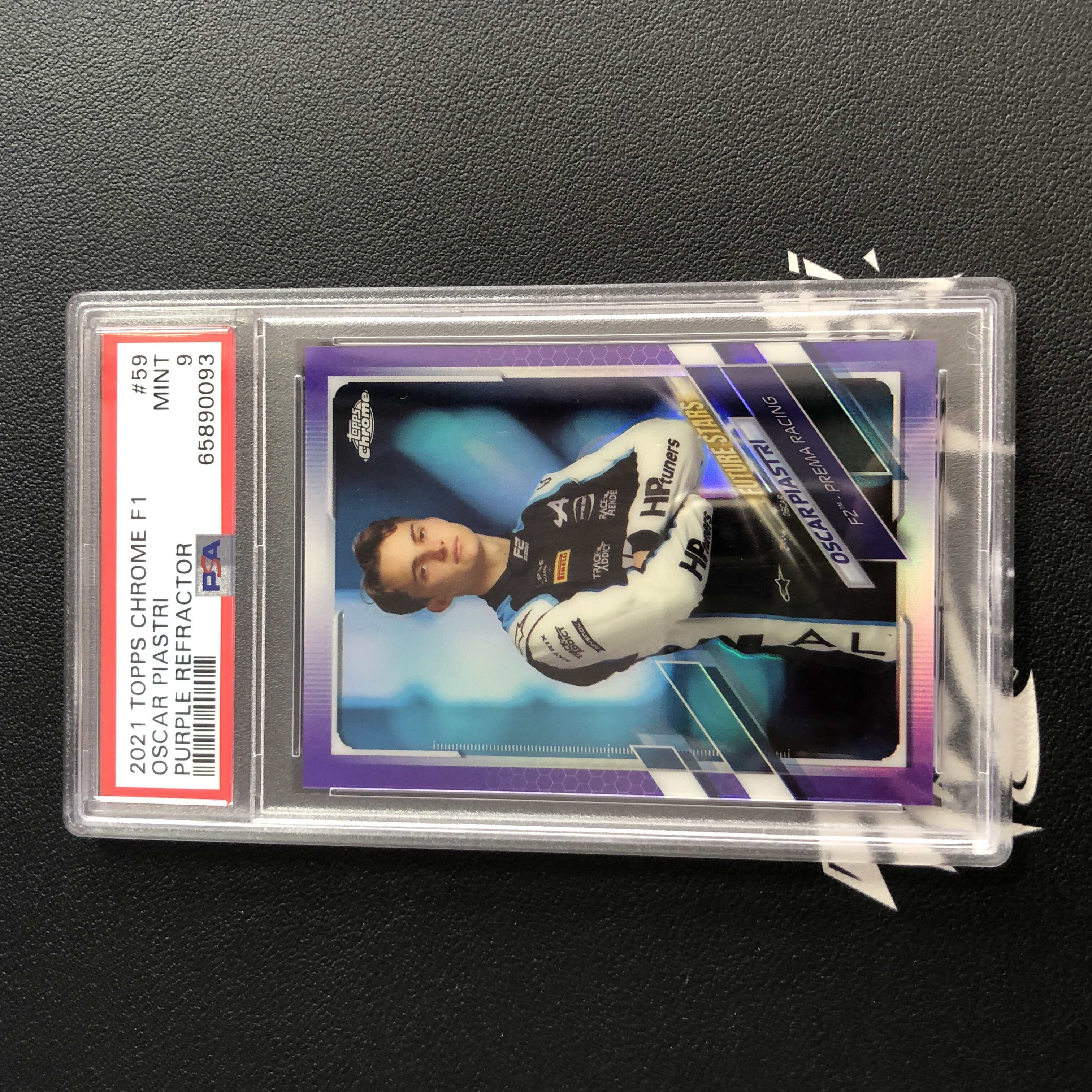 【怒射拍卖 接代卖】拔脚小笛B1 2021 topps chrome F1Oscar Piastri F2 方程式赛车 奥斯卡 皮亚斯特里 未来之星 特卡 66/399编 PSA9多图已拍仔细 ...