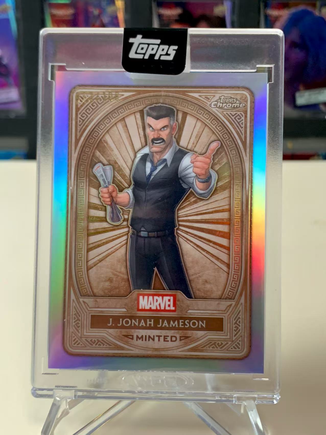 2025 Topps Marvel (MCU) Mint 漫威 原封砖 限编100 J·乔纳·詹姆森 收藏专收 卡品 如图 -KB 卡淘