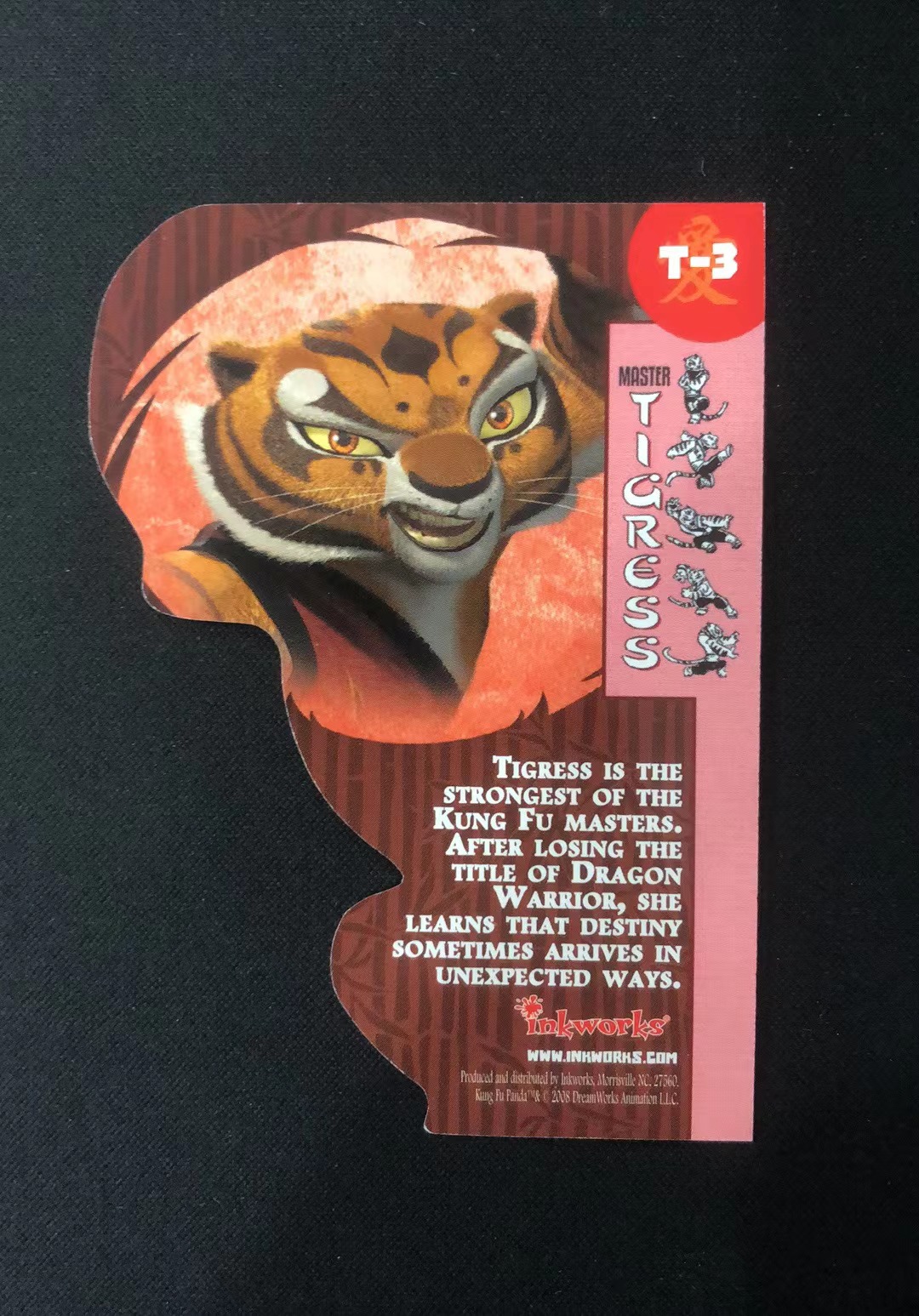【长安代卖】2008 inkworks Kung FU Panda 功夫熊猫 master tigress 悍娇虎 特卡 异形 实卡好看 收藏 ...