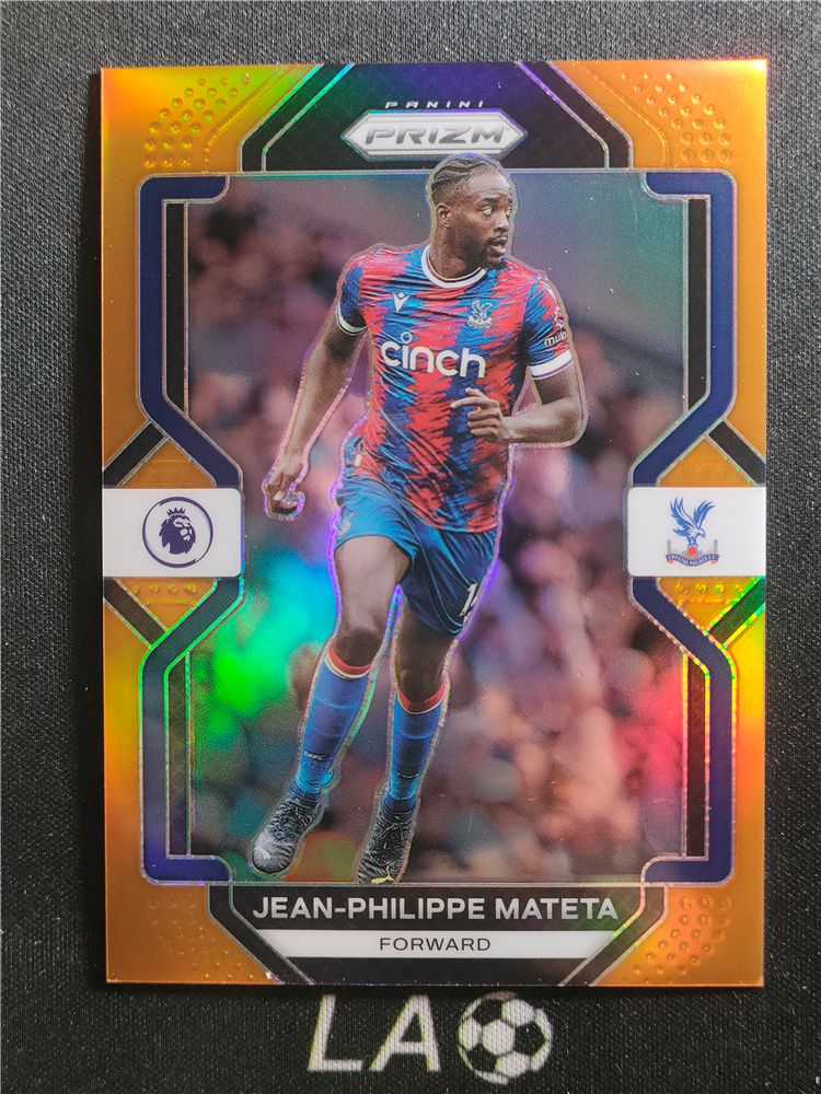 【LA足球】22-23 Panini Prizm 英超pz JEAN PHILIPPE MATETA 水晶宫 马特塔 法国 15编 橙折 微瑕 ...