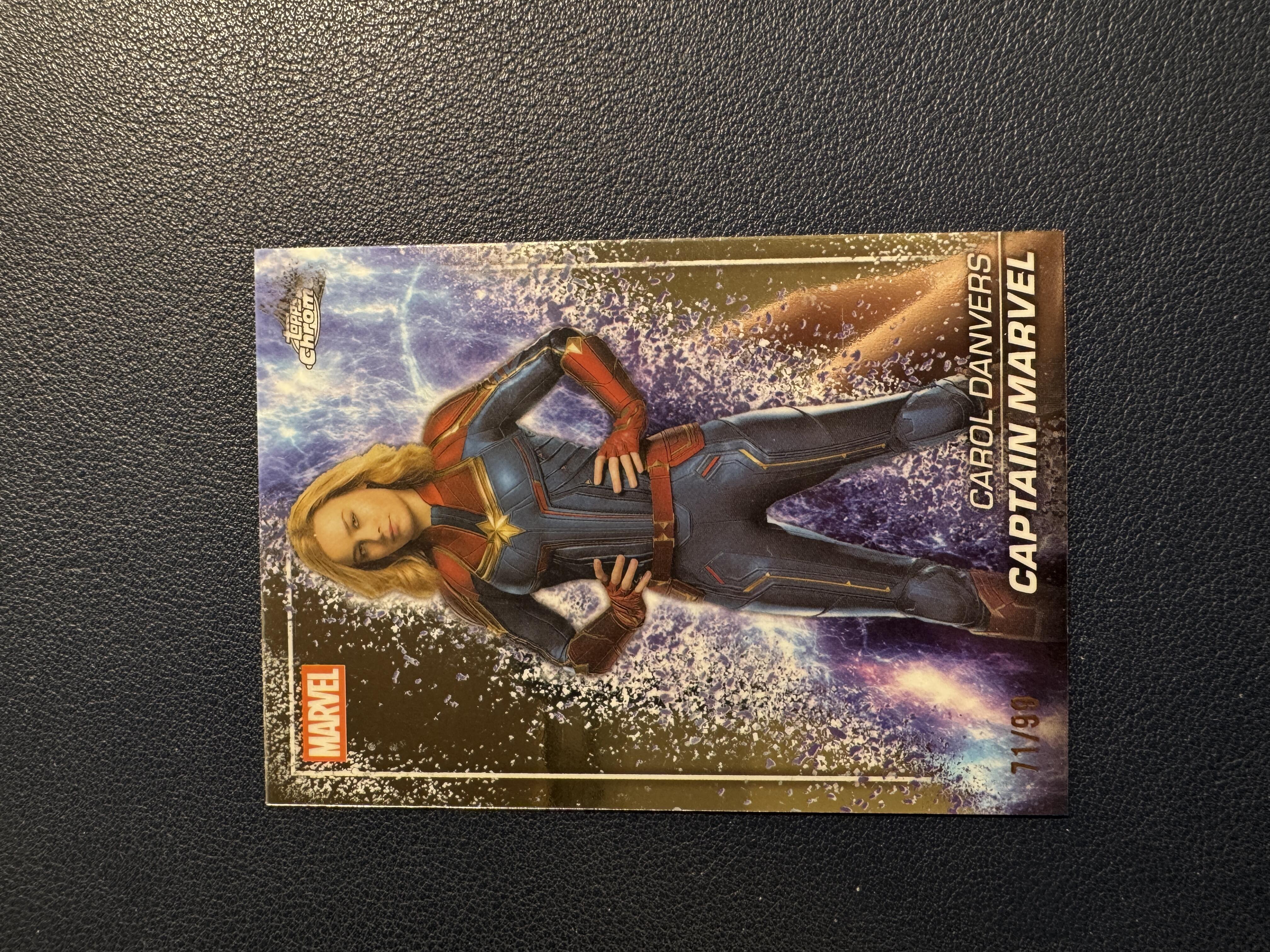 2025 Topps Marvel (MCU) Studios Chrome TC漫威影视 Captain Marvel 惊奇队长 The ...
