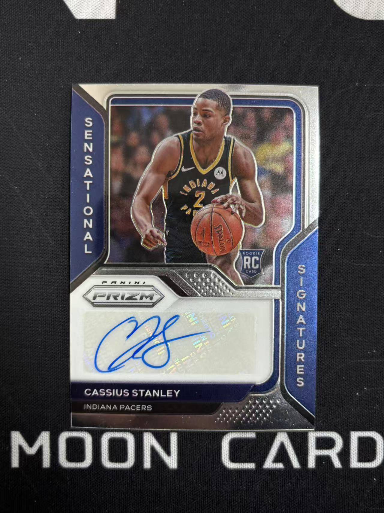 【梦卡拍卖】 2020-21 Panini Prizm Cassius Stanley 新秀 rc 签字 卡修斯 斯坦利 活塞 步行者 PZ 收藏必备 #DD# 追01 卡淘