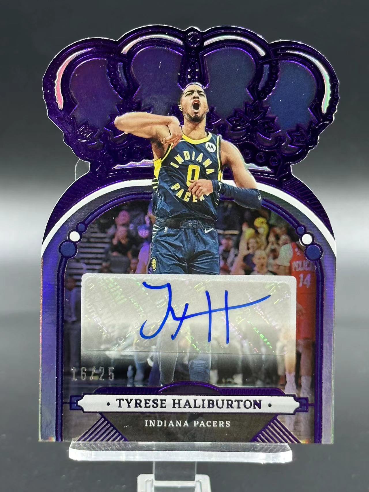 2022-23 Panini Crown Royale Tyrese Haliburton 【无疫烦拍卖】皇冠 步行者 哈利伯顿 哈里伯顿 全 ...
