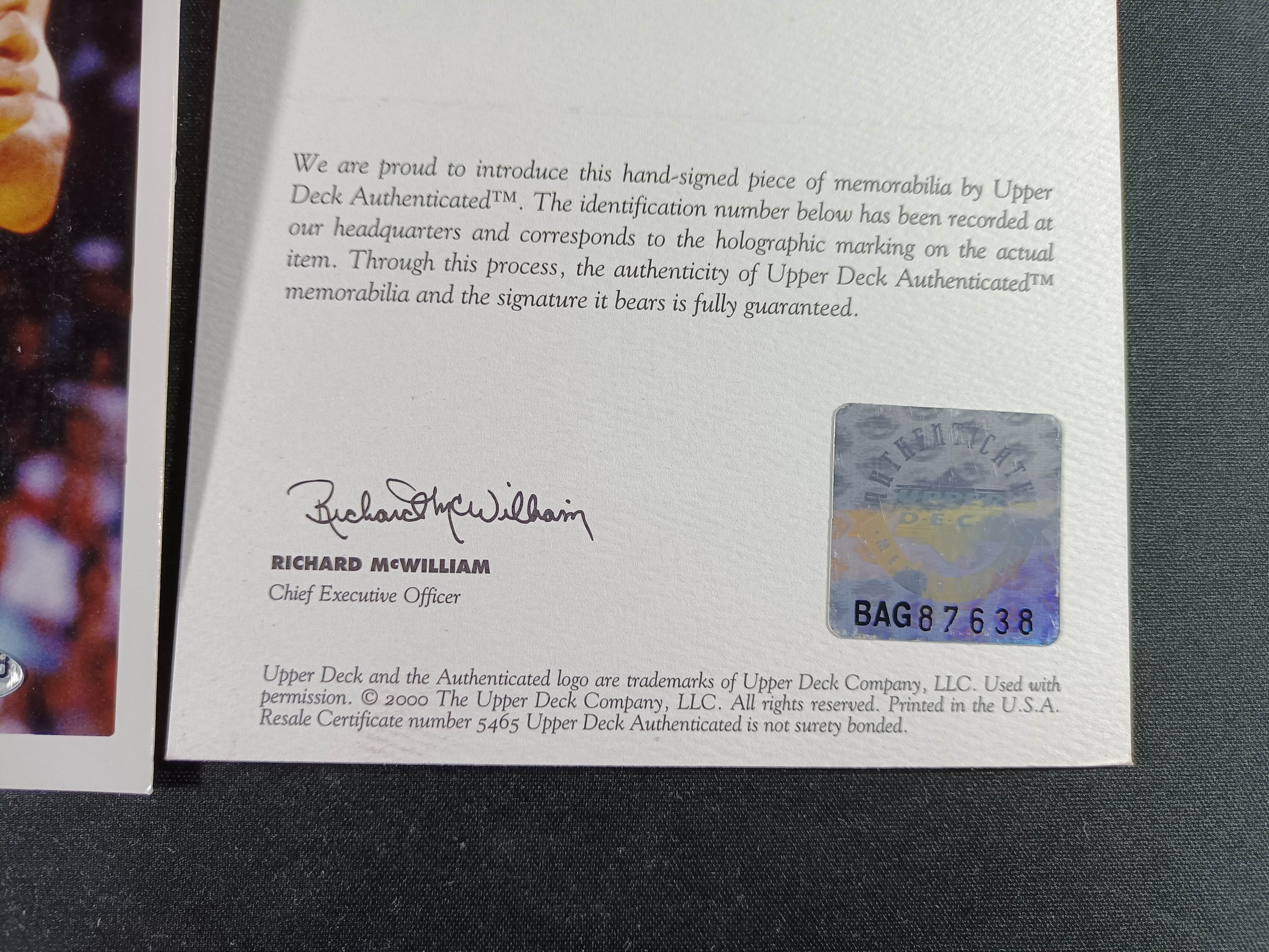 【LA拍卖】Upper Deck Authenticated Vlade Divac 弗拉德 迪瓦茨 湖人队 国王队名宿 大照片签字 亲笔签名 ...