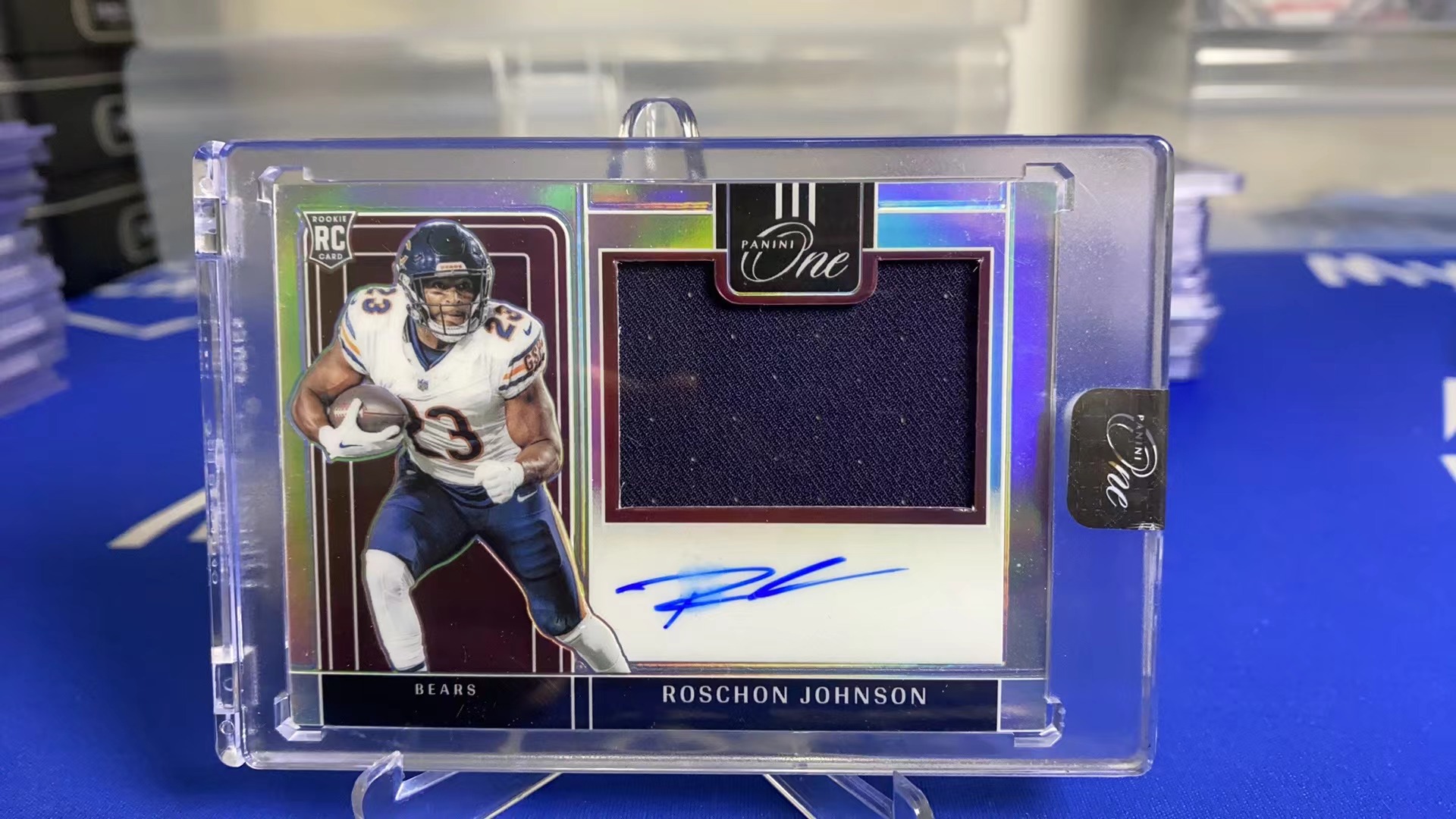 2023 Panini One ROSCHON JOHNSON RC 【Mycards球星卡】One 芝加哥熊 新秀 罗尚 约翰逊 RPA 大 ...