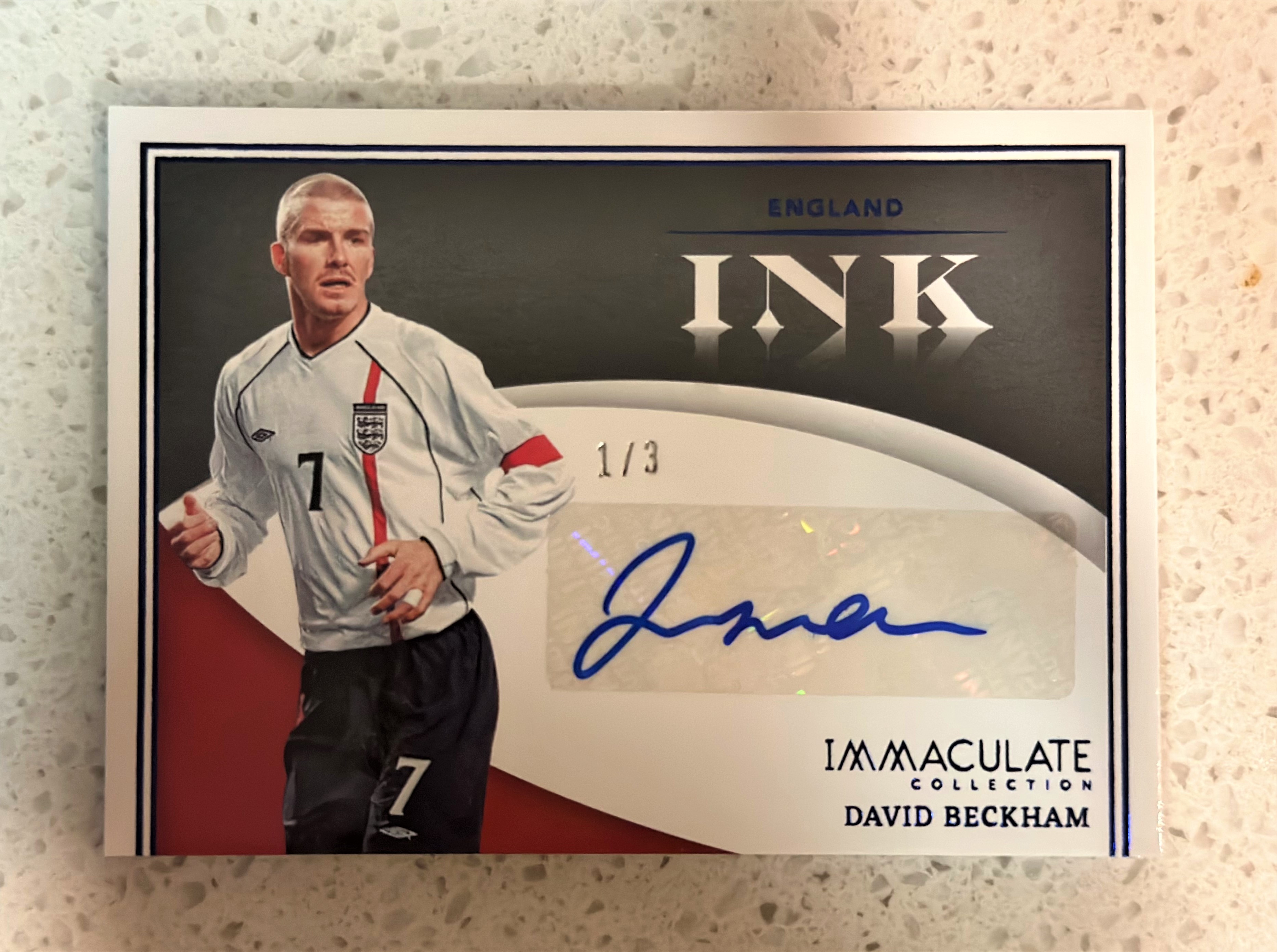 2022-23 Panini Immaculate David Beckham 大卫 贝克汉姆 皇家马德里 英格兰 爱咪咪 1/3编 首编 超 ...