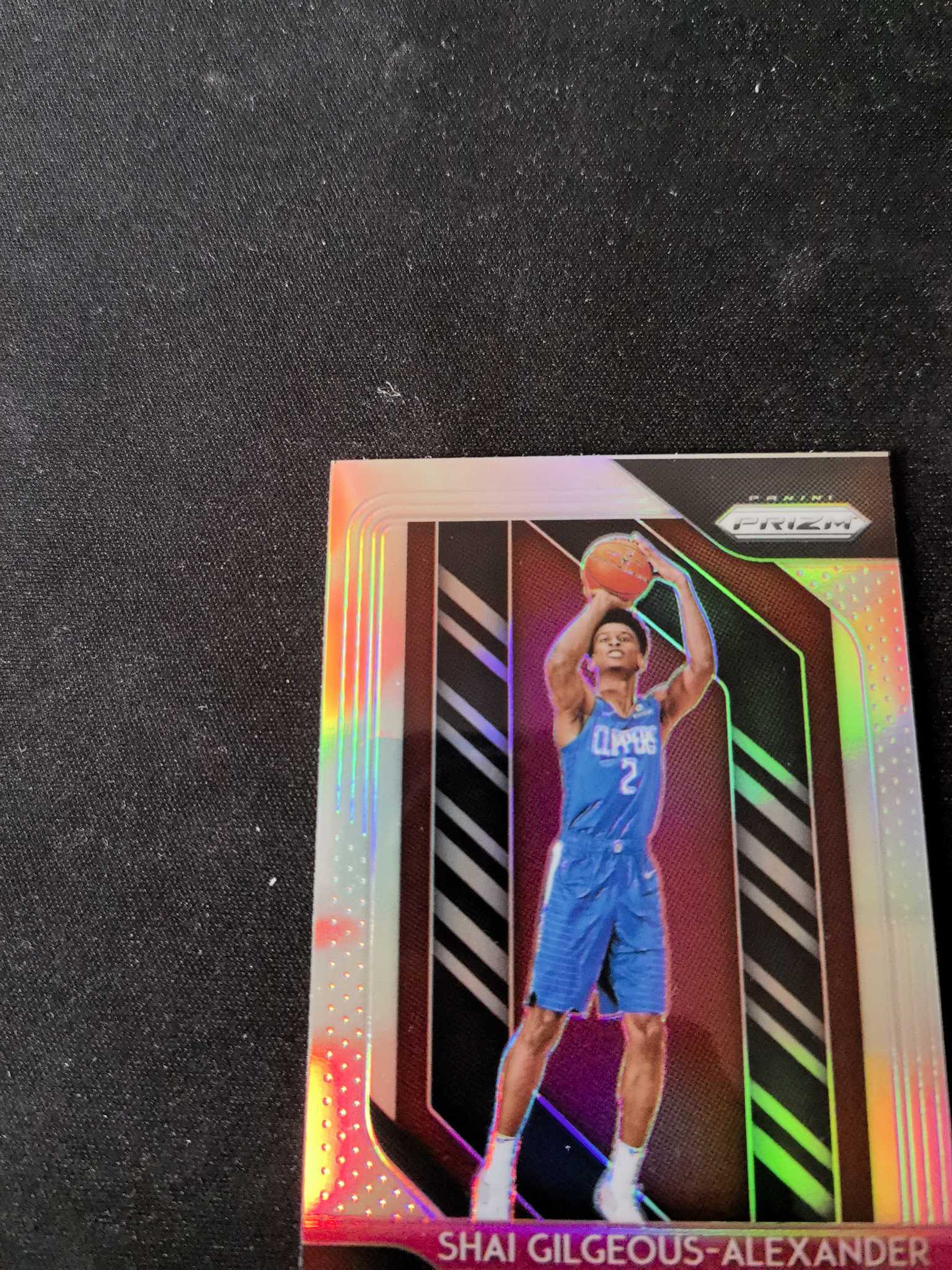 2018-19 Panini Prizm Shai Gilgeous-Alexander RC Prizm系列 快船 新秀 RC sga ...