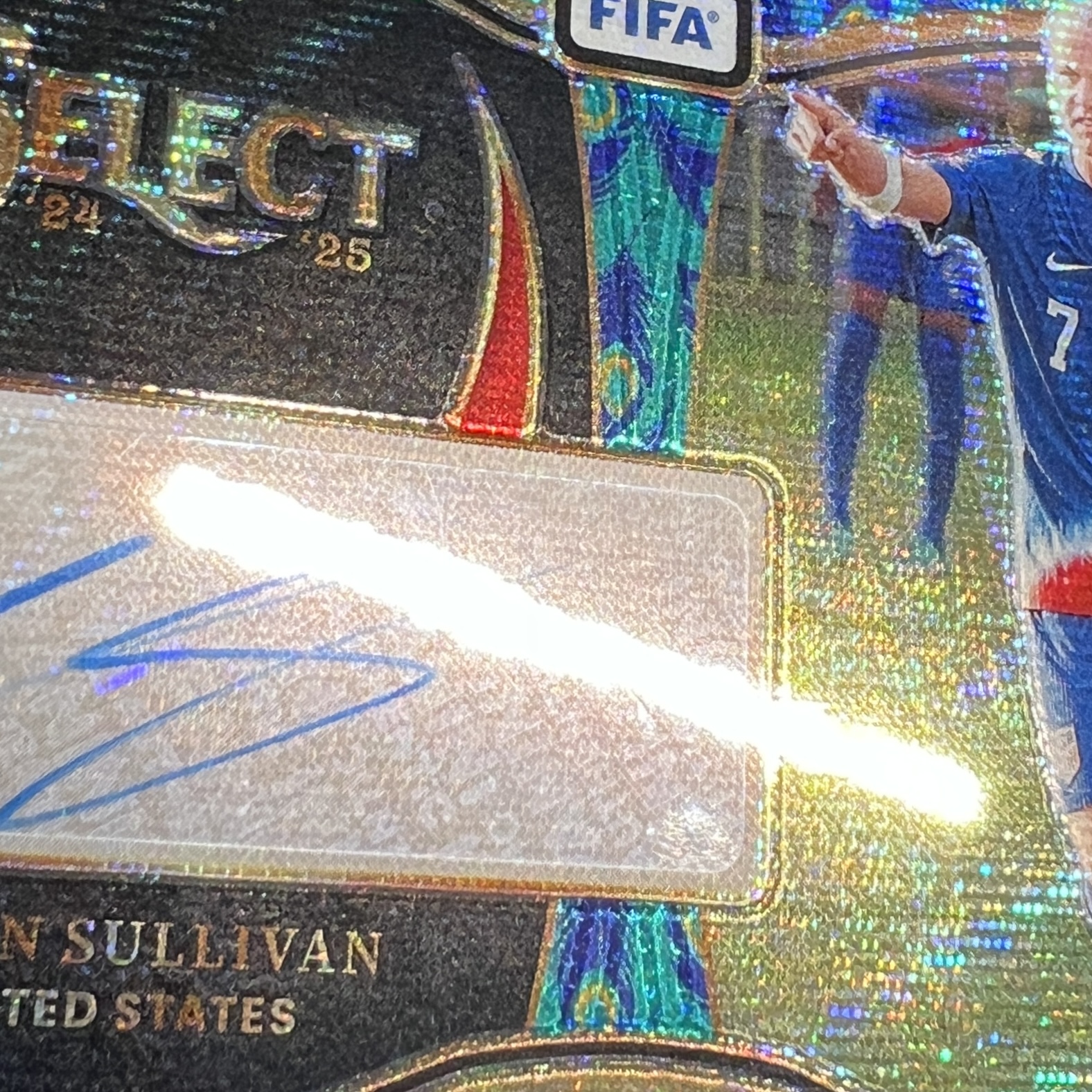 【FCB拍卖】2024-25 PANINI SELECT CAVAN SULLIVAN 卡万 沙利文 新秀 RC 签字 PEACOCK 孔雀折 ...