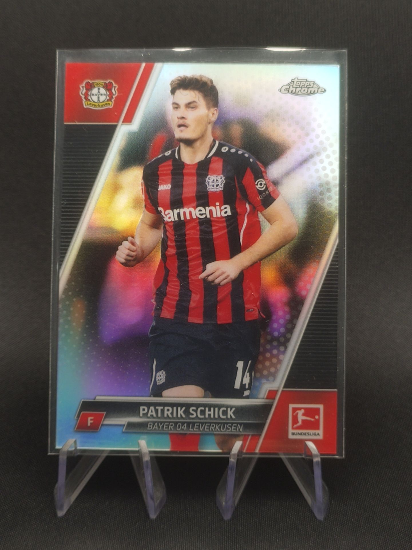 2020-21 Topps Chrome Patrik Schick 德甲 chrome 希克 折射 勒沃库森 沃勒库森 卡品如图 【魔法师的 ...