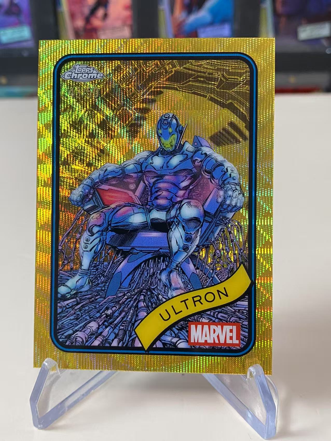 2025 Topps Marvel (MCU) Chrome 漫威 TC 正金折 低编43/50 奥创 收藏专收 卡品如图 【 -KB 】 卡淘