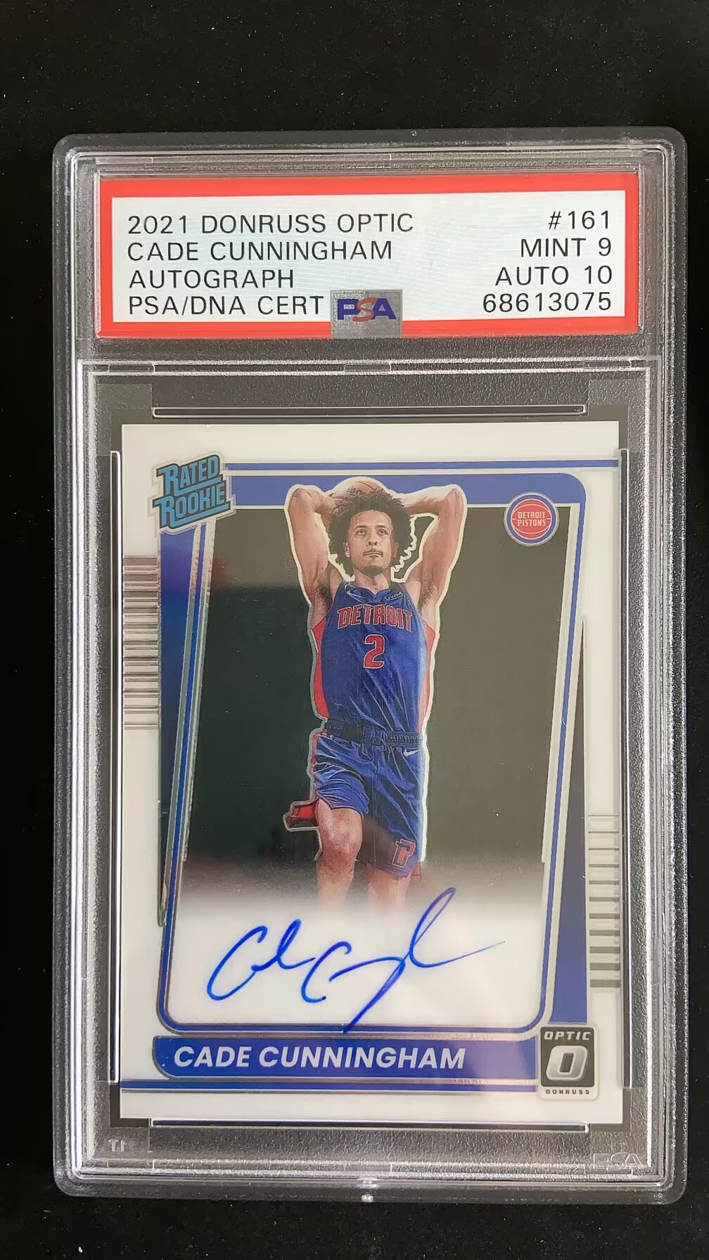 2021-22 Panini Optic Cade Cunningham RC 【肥猫代卖】D54B 杜蕾斯op 活塞 新秀 凯德康宁汉姆 坎宁安 cc p9/10 新秀签 签字 卡签 卡淘