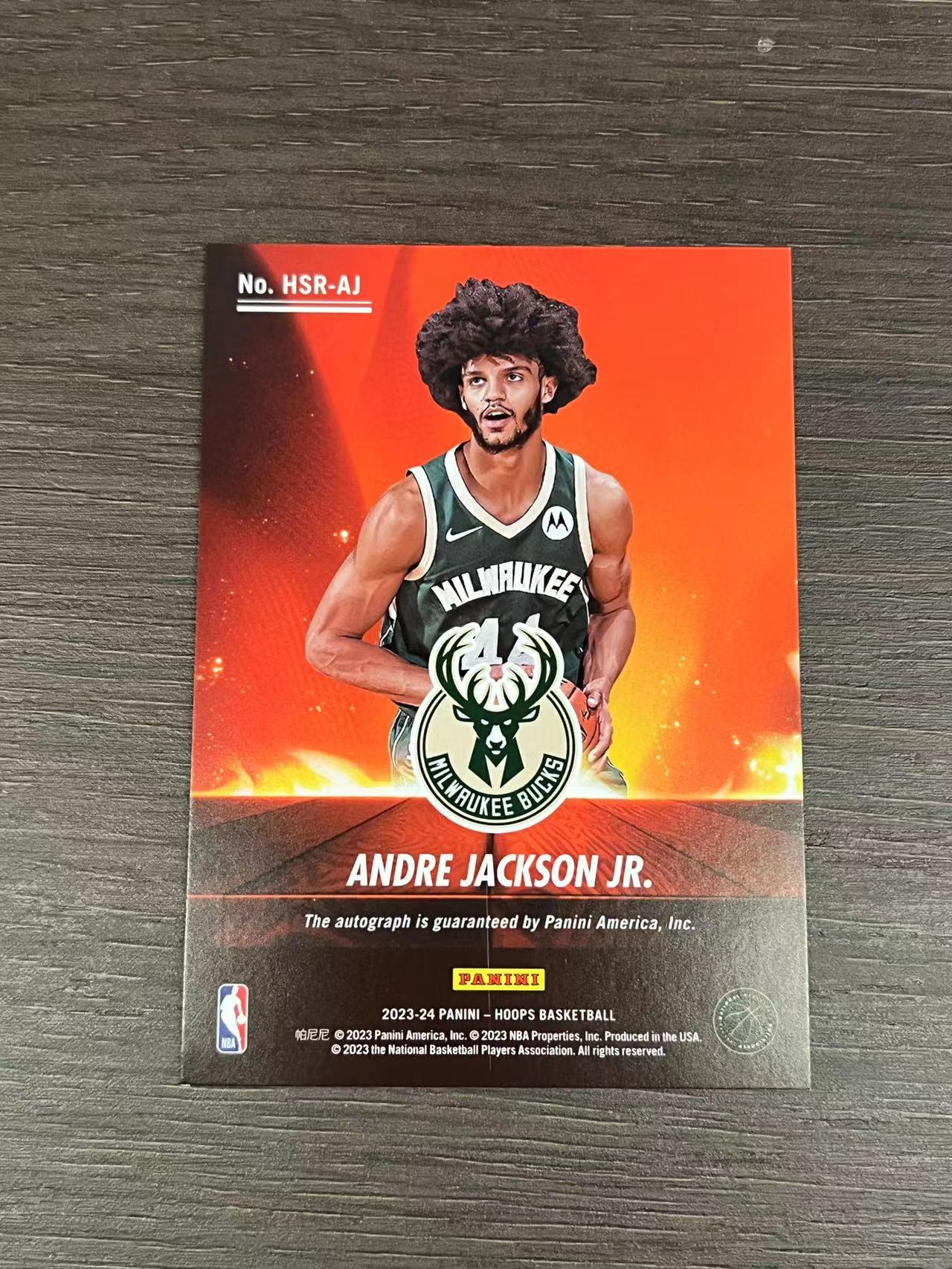 2023-24 Panini NBA Hoops Andre Jackson Jr. RC 小安德烈 杰克逊 hoops hobby 签字 ...