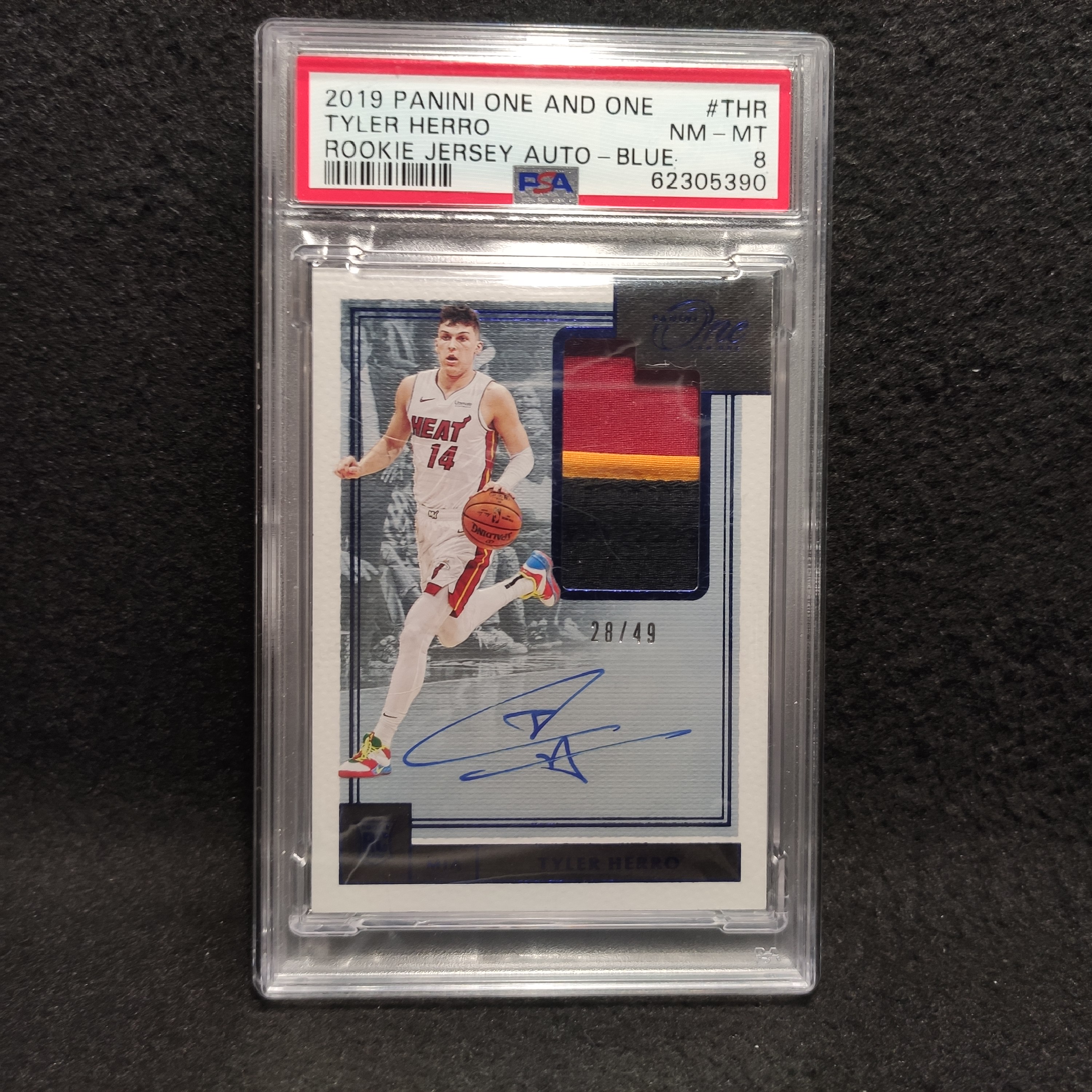 【大腿代卖】泰勒希罗 2019-20 Panini One And One系列 元年 RC新秀 蓝色平行 /49编签字签名 球衣Patch切割 ...