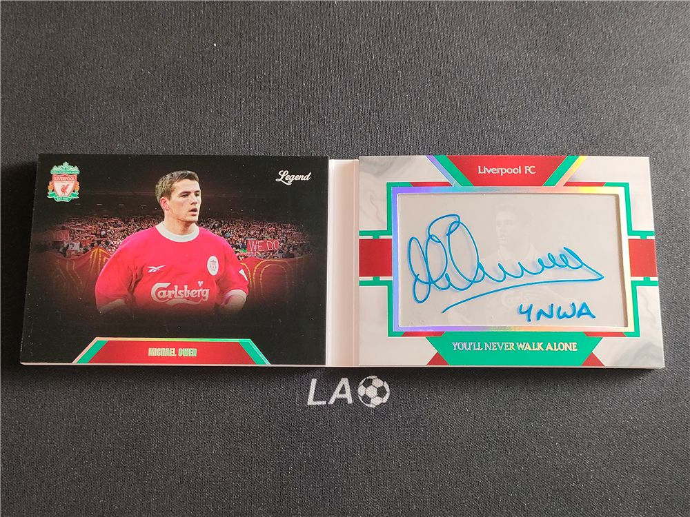 【LA足球】2024 daka MICHAEL OWEN 达咖 队盒 利物浦 迈克尔 欧文 英格兰 纽卡斯尔联 曼联 皇家马德里 签字卡 小 ...
