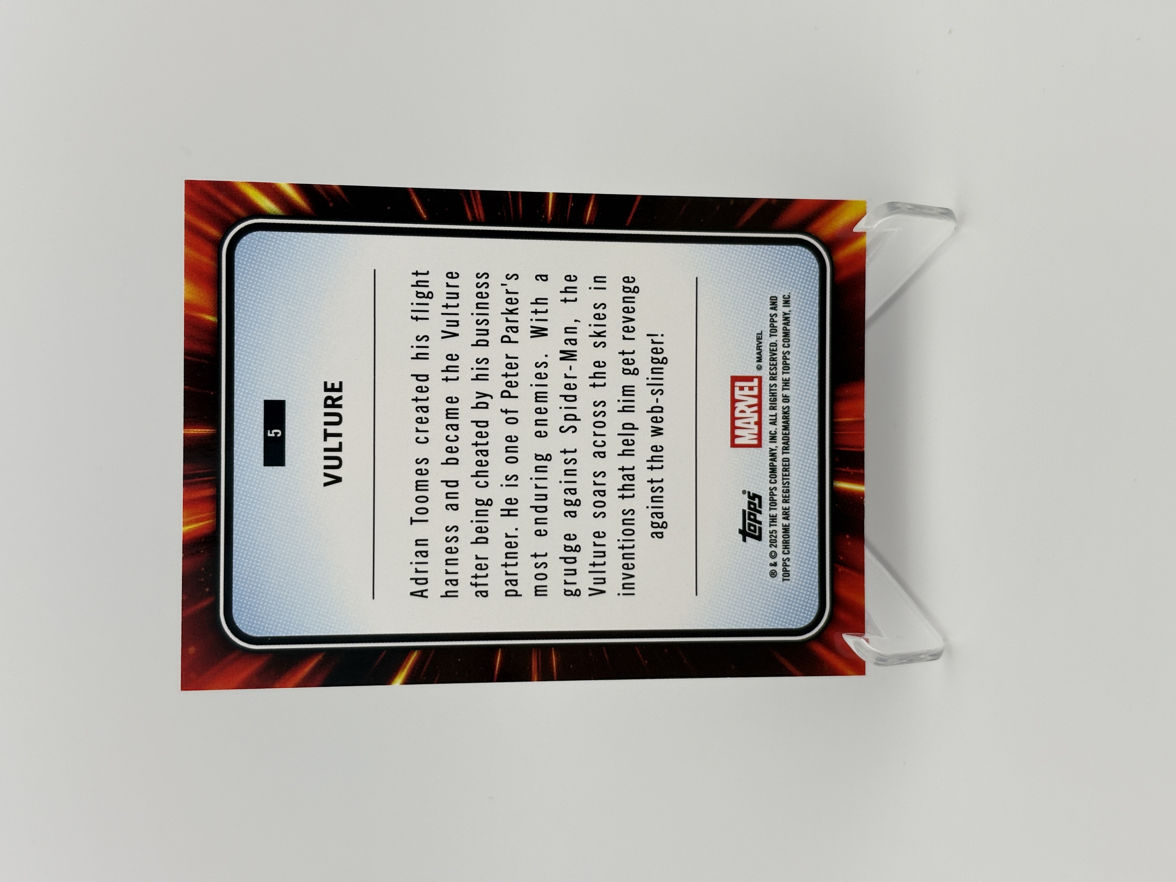 2025 Topps Chrome Vulture 【湖水蓝拍卖】秃鹫 Marvel 漫威 TC 紫折 75编 MCU 卡品如图 潘 卡淘