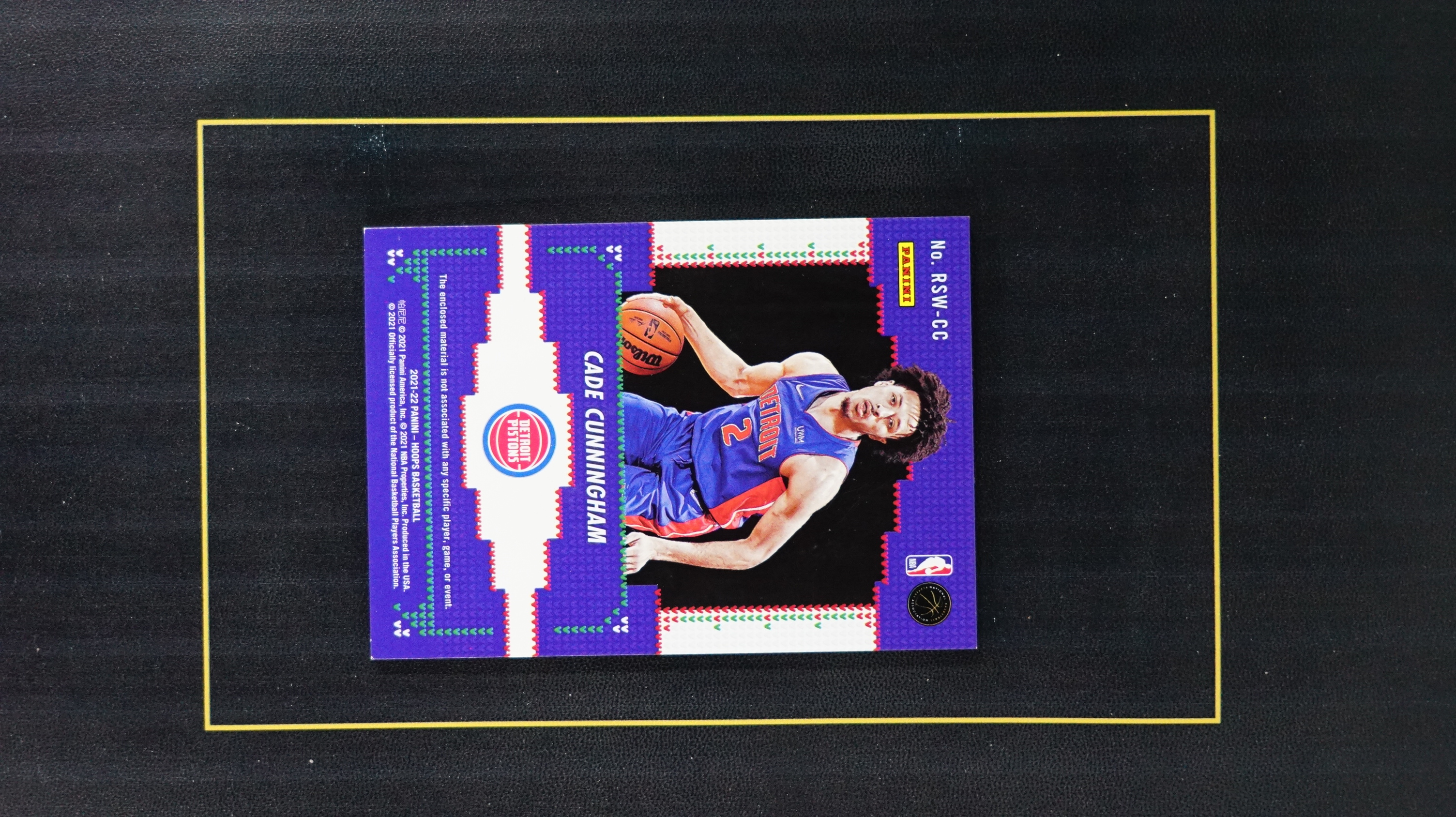 2021-22 Panini NBA Hoops Cade Cunningham RC 新秀 活塞 CC 坎宁安 康宁汉姆 圣诞节 球衣 ...