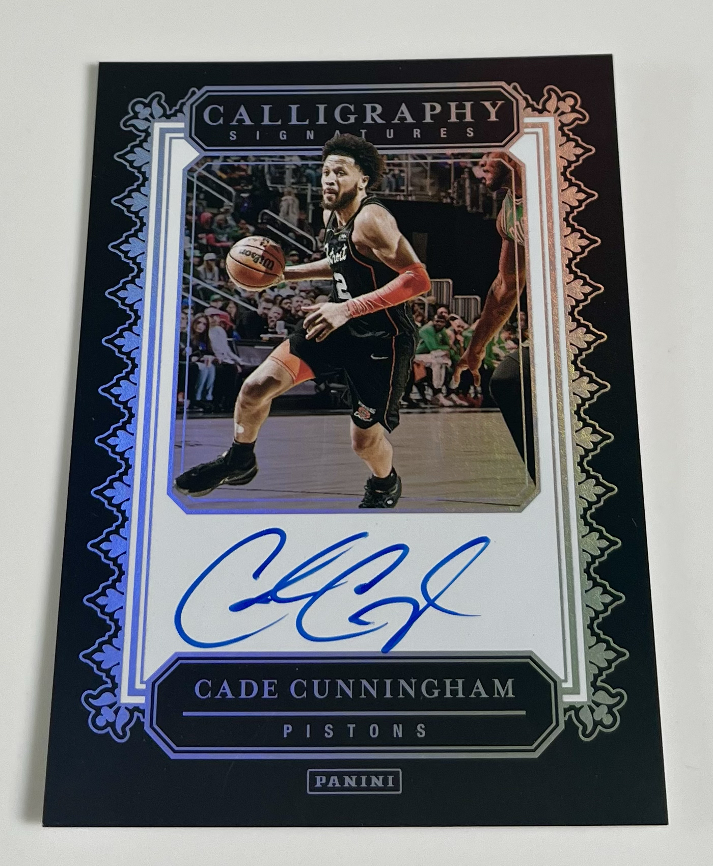 【小仙拍卖】丰二三 2024 Panini Calligraphy系列 活塞 坎宁安 CC Cade Cunningham 康宁汉姆 球队老大 ...