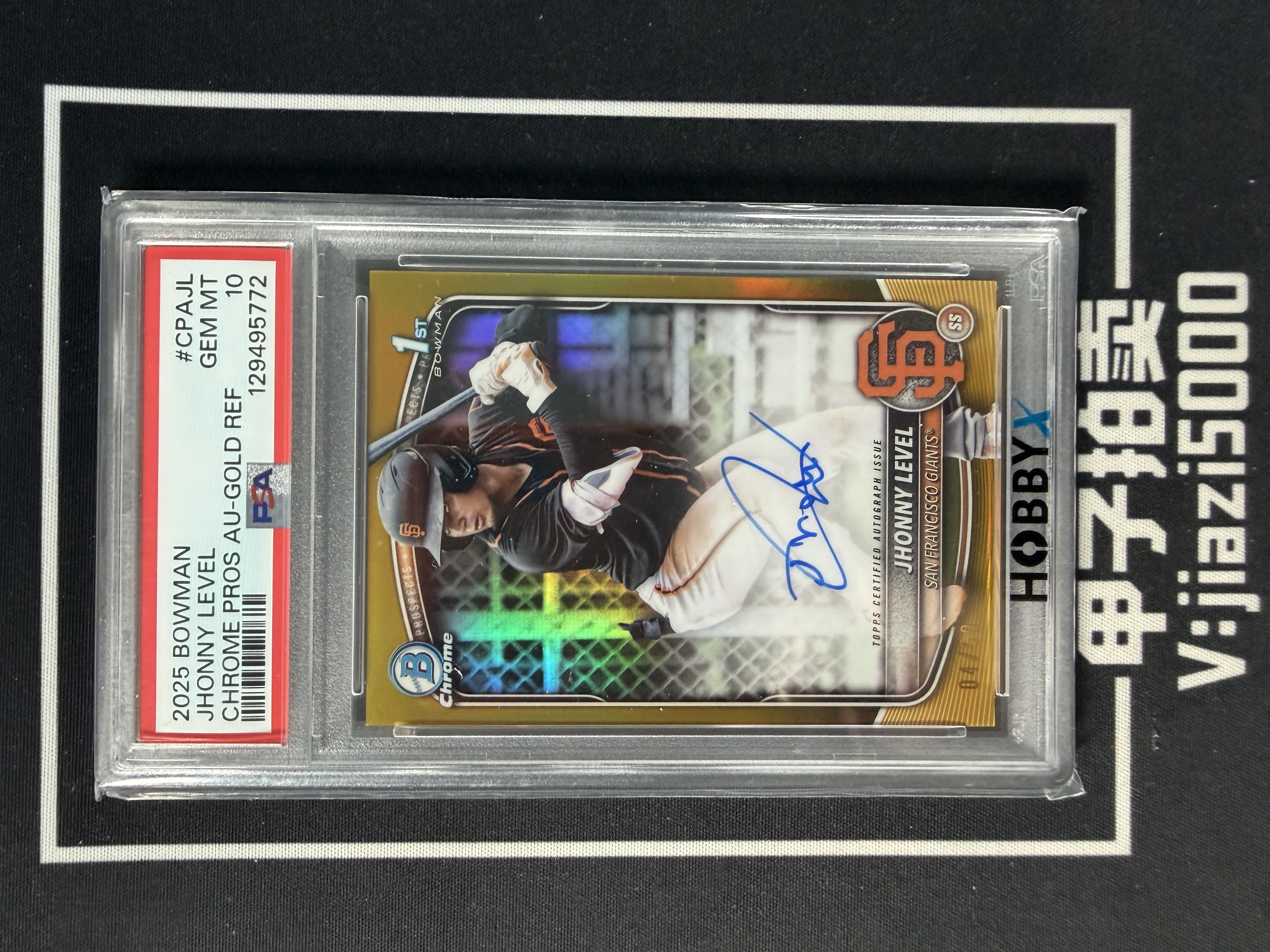 【甲子拍卖】2024 Topps Bowman Chrome Jhonny Level RC 1st 棒球 MBL 新秀 巨人 约翰尼 莱维尔 ...