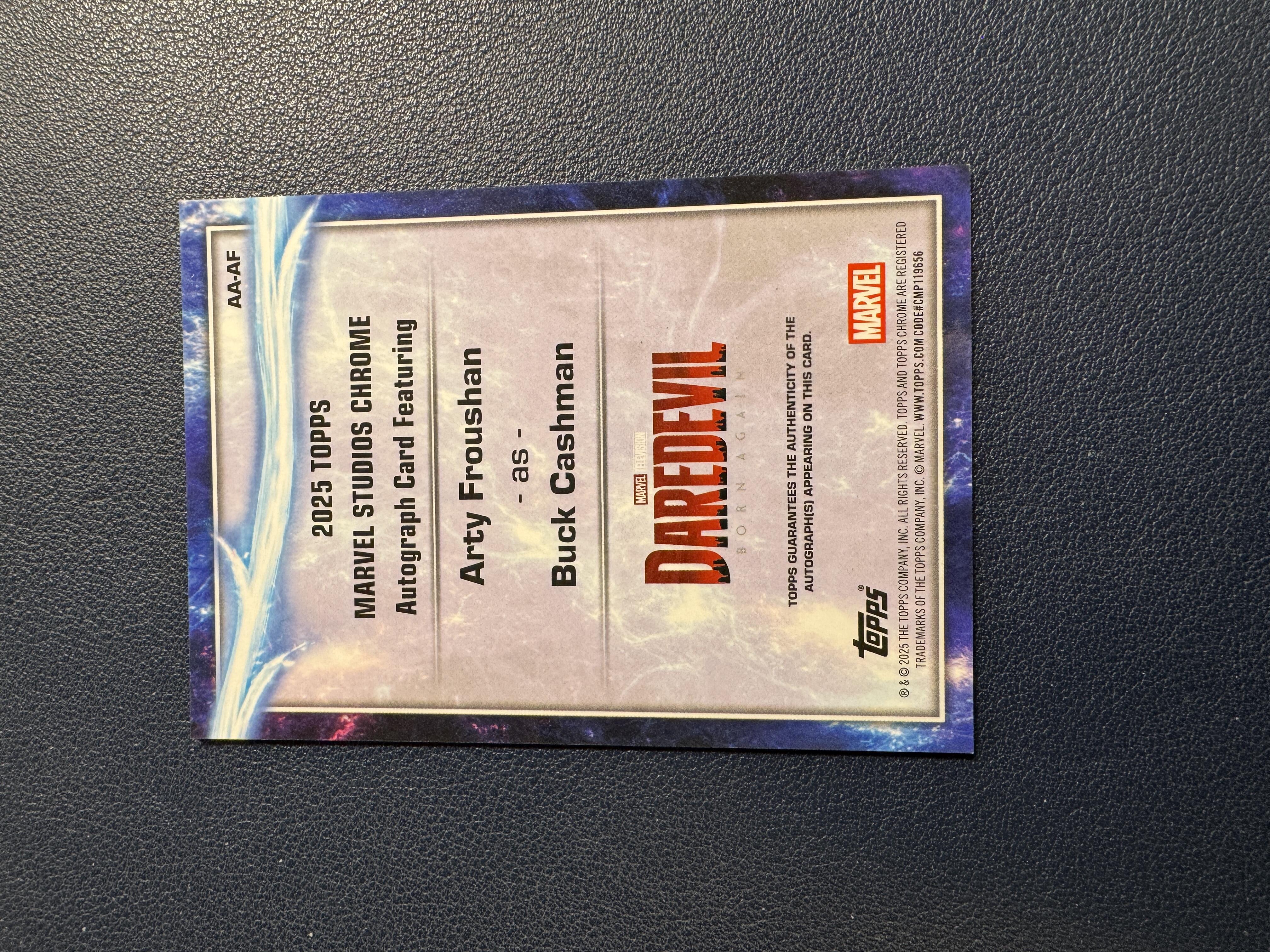 2025 Topps Marvel (MCU) Studios Chrome TC漫威影视 Buck Cashman 阿蒂弗鲁尚 巴克卡什曼 ...