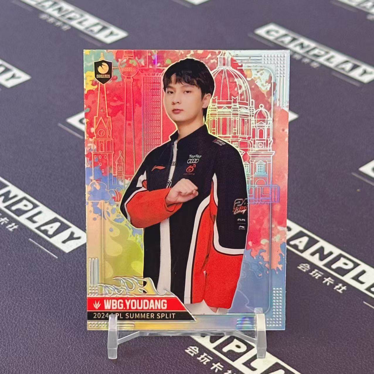 2024 Buffun LPL YOUDANG 【会玩卡社】英雄联盟 LPL选手卡 光启3系列 WBG.YOUDANG 荣耀出征特卡 06/24编 HW5659 卡淘