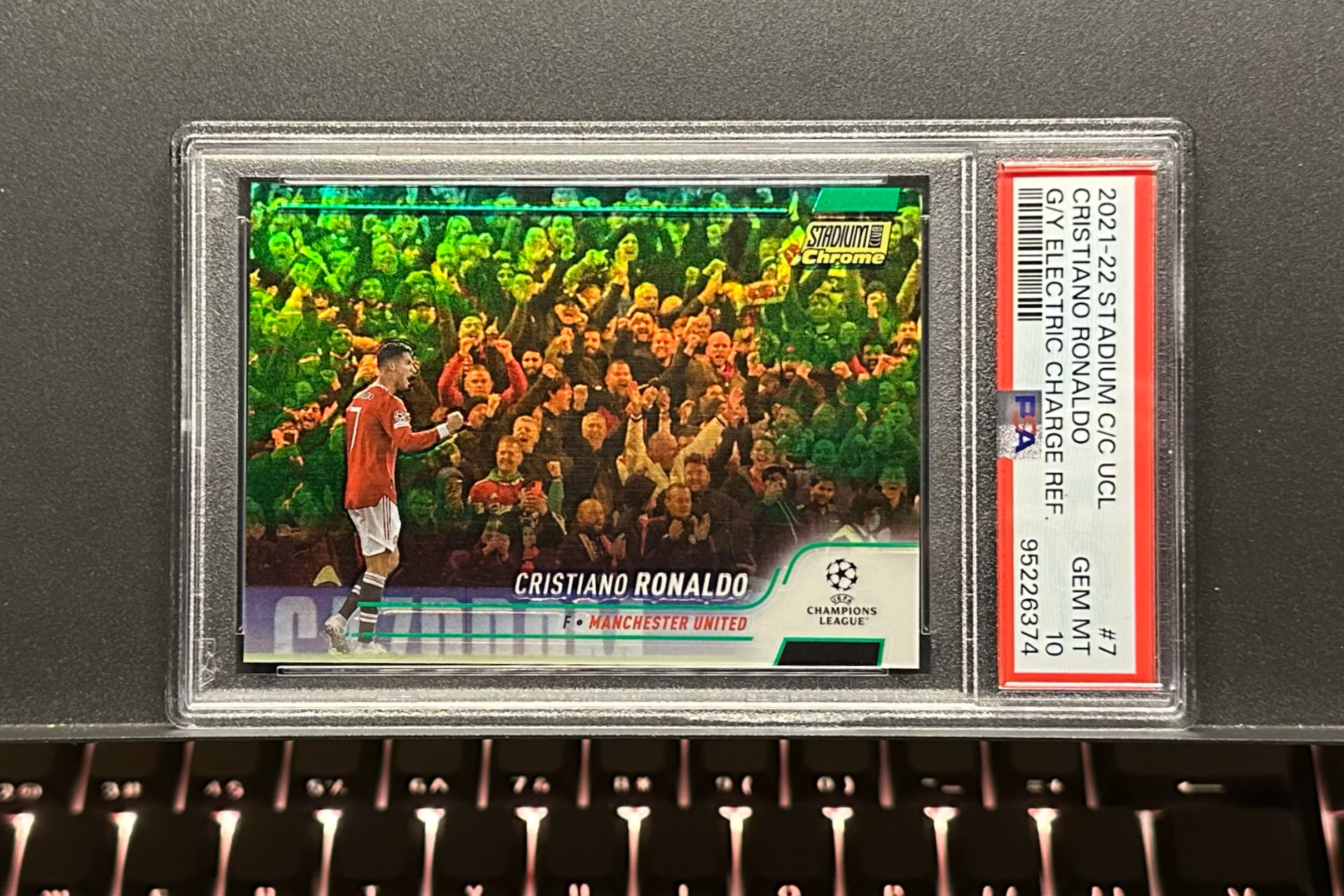 2022 Topps Stadium Club Cristiano Ronaldo 【Duck精品】竞技场 曼联 C罗 125编 正绿折 绝杀 ...