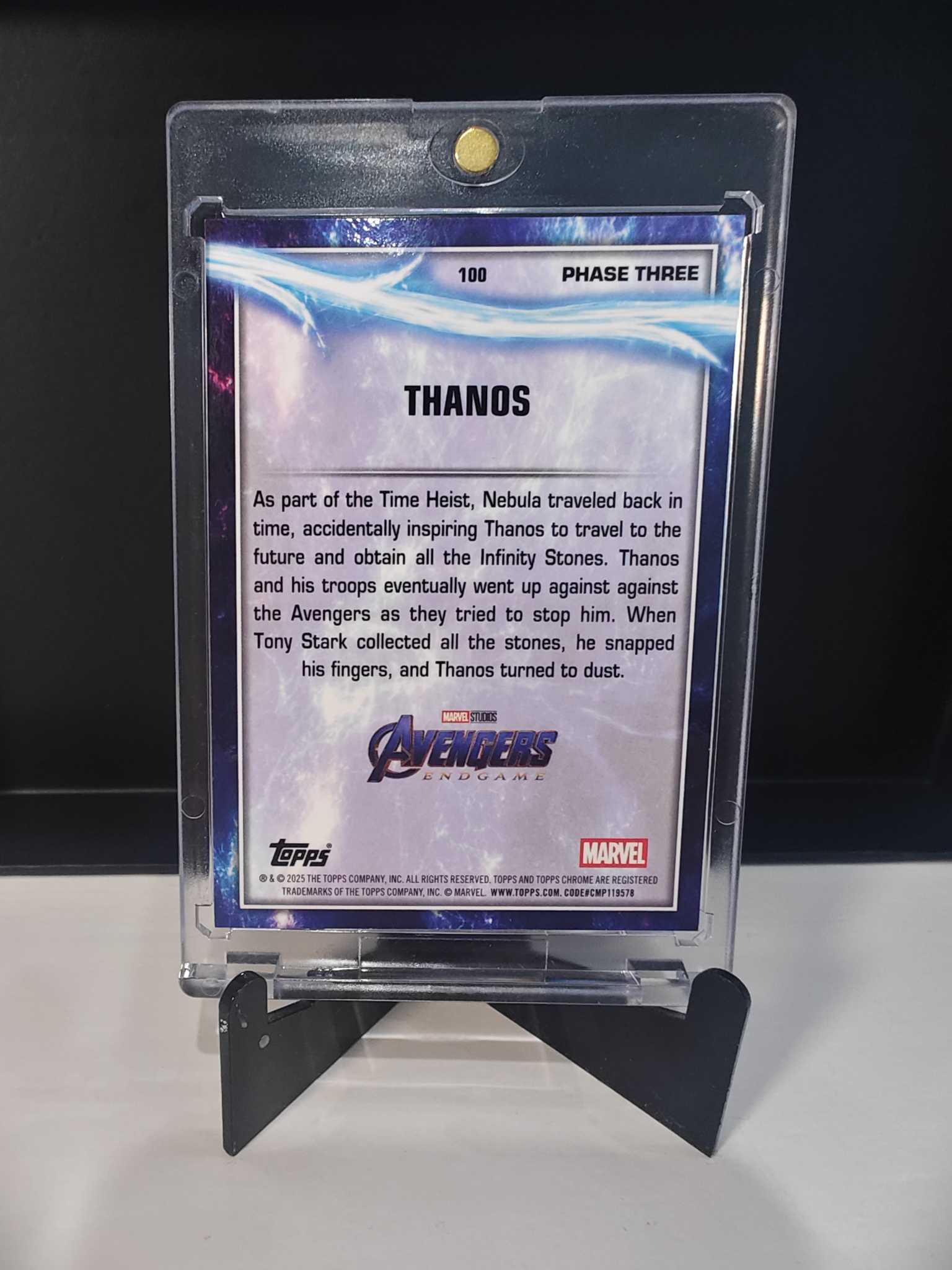 2025 Topps Marvel (MCU) THANOS 漫威 真人，灭霸 76编！美队盾牌折射！漫威迄今为止最具影响力的反派！无限宝石 ...