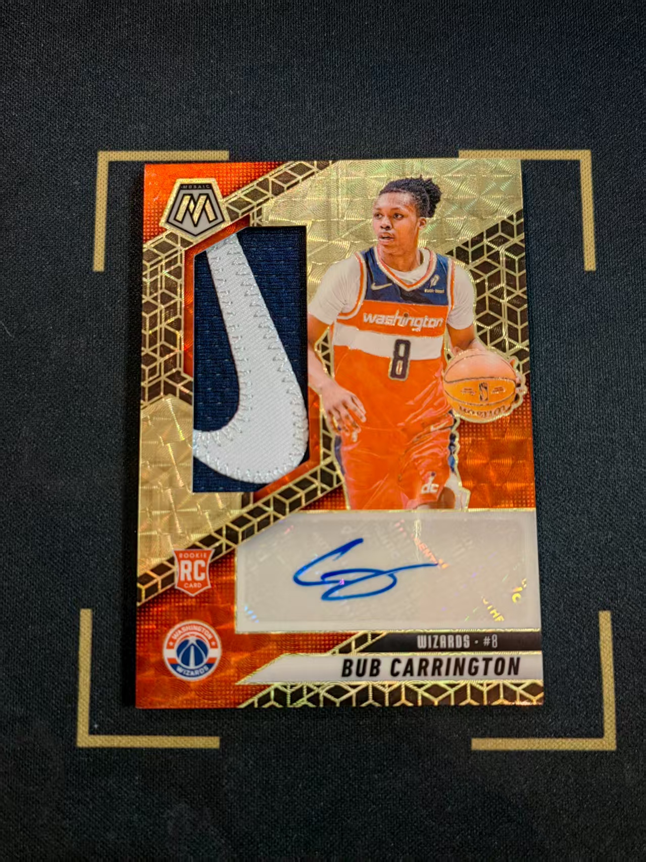 2024-25 Panini Mosaic Bob Carrington RC 【悟吉塔代拍】马赛克 奇才 新秀 卡尔顿 卡林顿 1/1编 暴 ...
